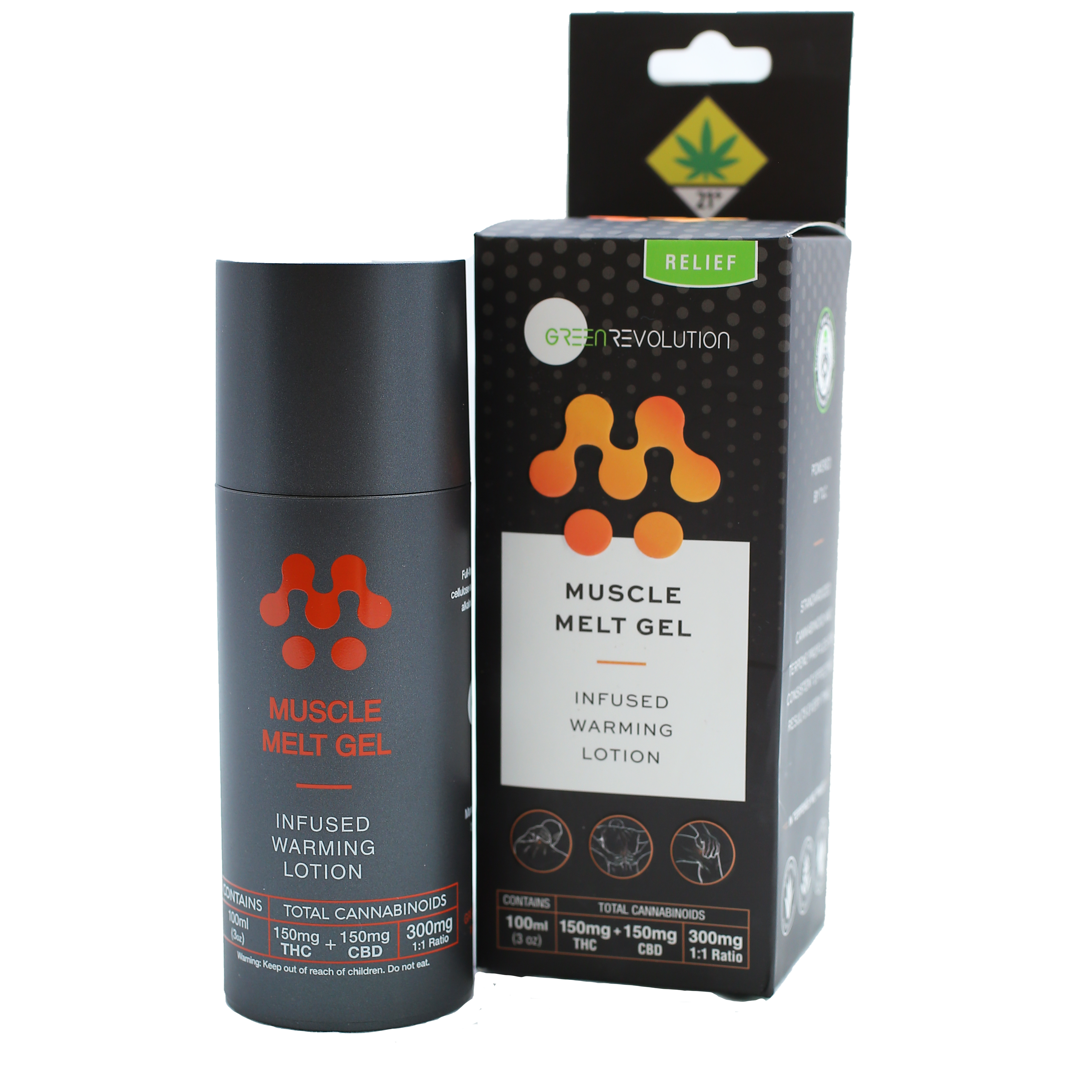 Green Revolution: 1:1 Muscle Melt Gel 300mg | Leafly