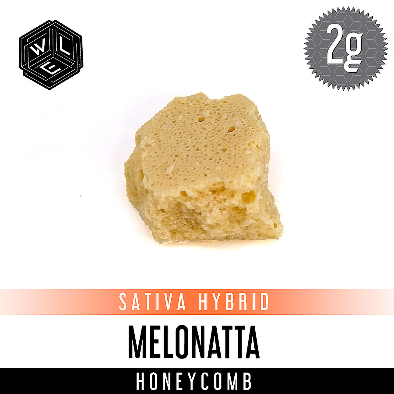 White Label Extracts: Melonatta Honeycomb 2 Gram | Leafly