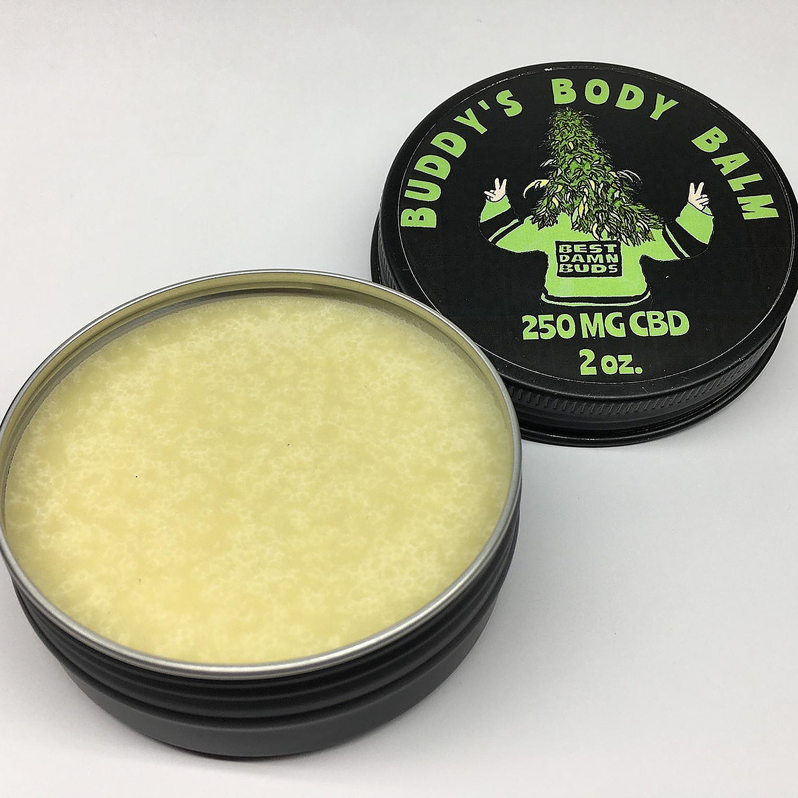 The Best Damn Buds: Buddy's Body Balm - 2oz - 250mg CBD | Leafly