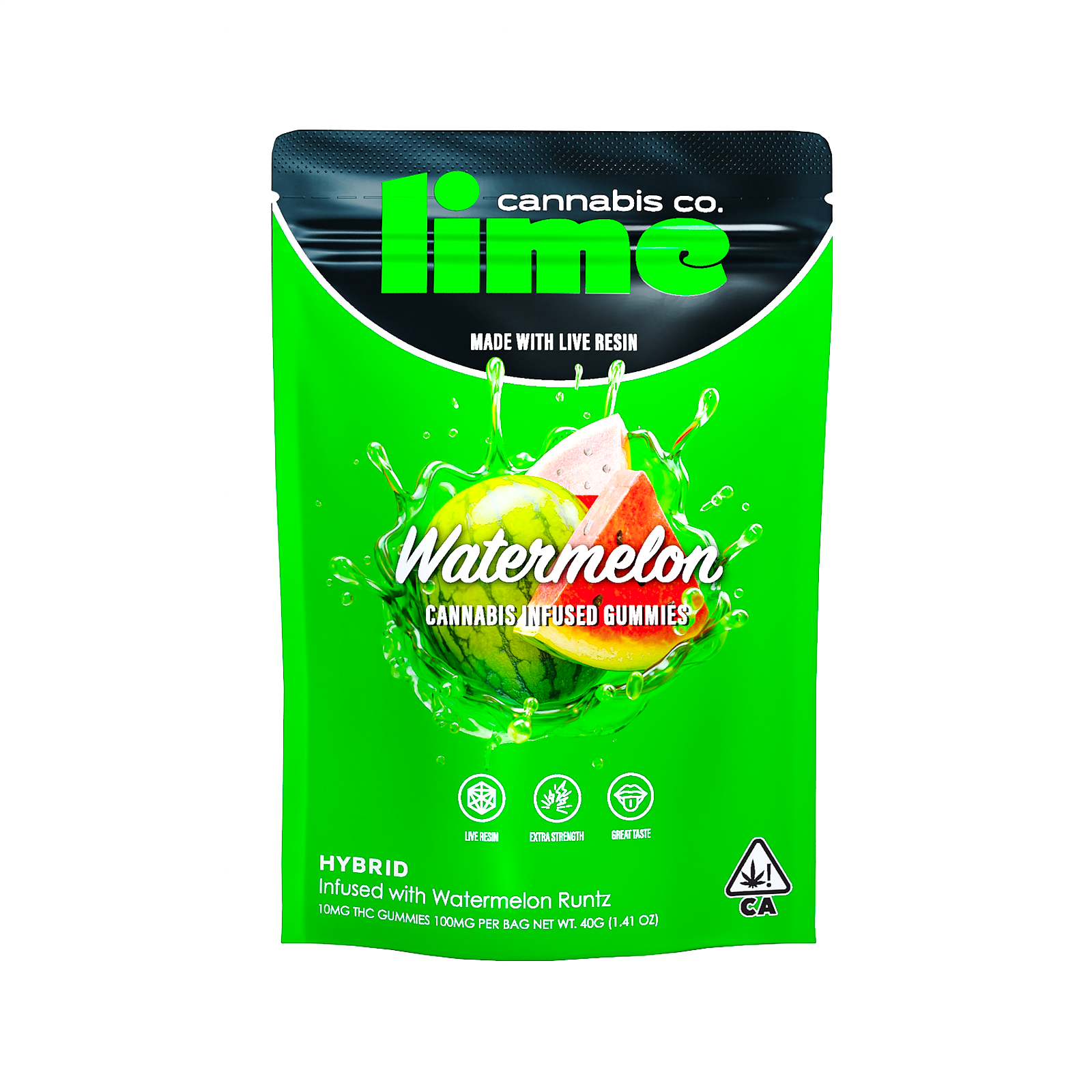 Lime: 100mg Gummies | Watermelon | Leafly