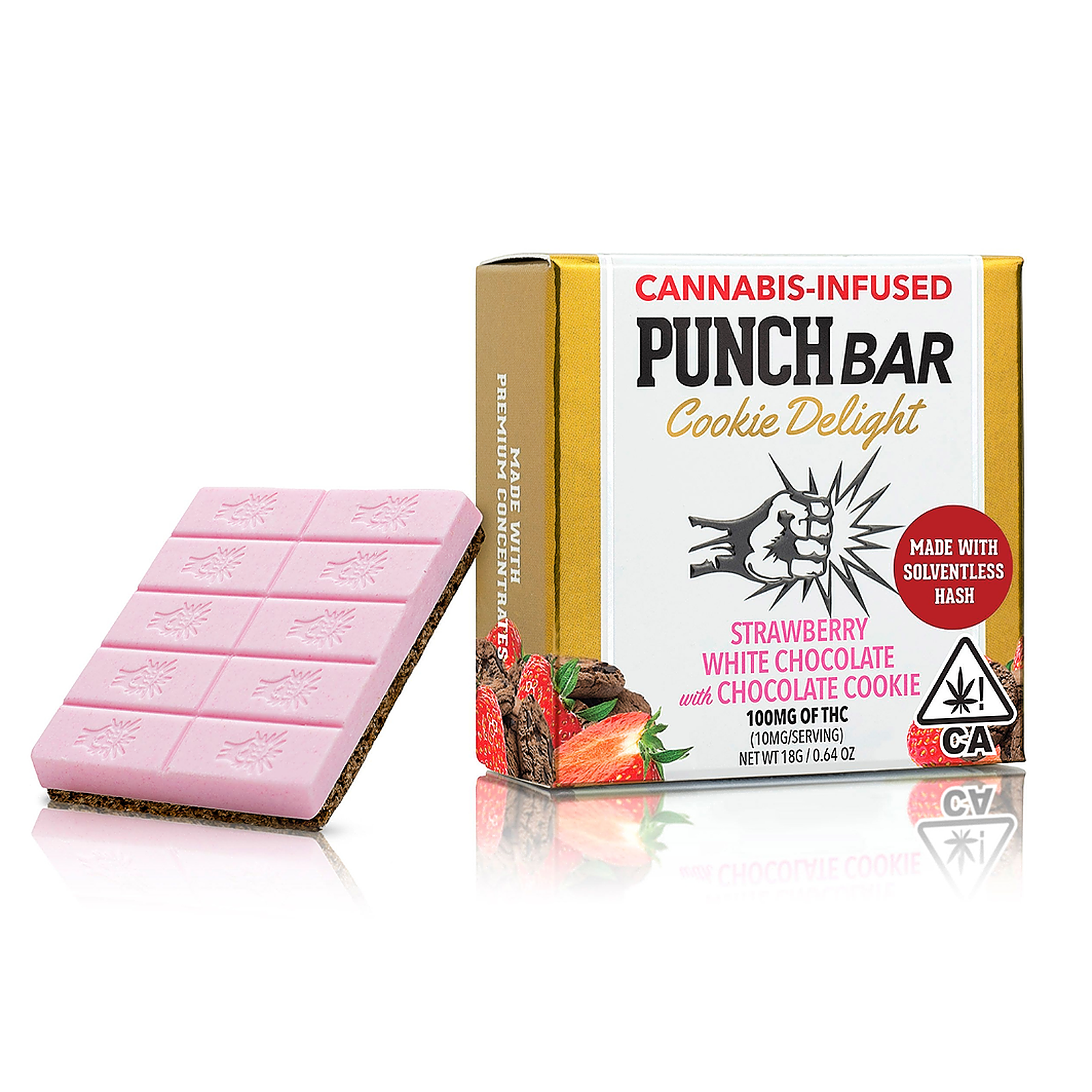 Punch: Strawberry White Chocolate Cookie Delight PunchBar | Leafly