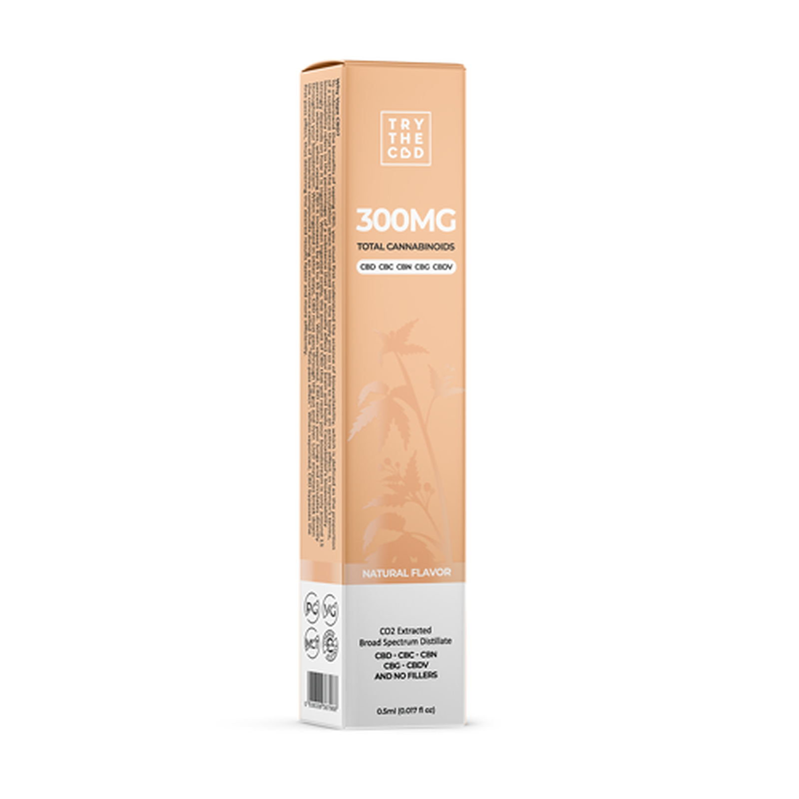 TryTheCBD.com: 300mg CBD Disposable Vape Pen (Natural Flavor) | Leafly