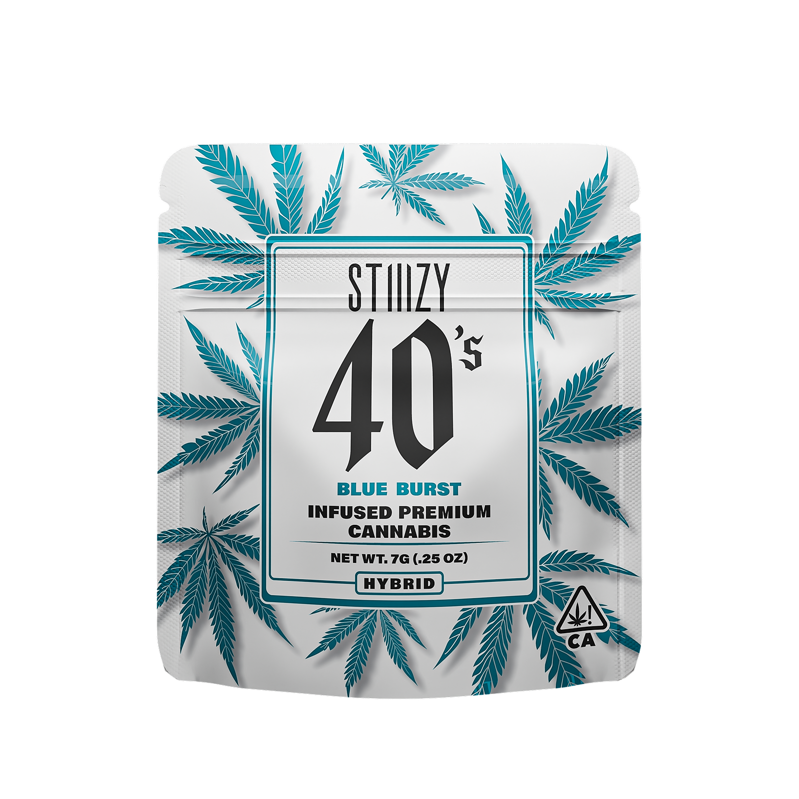 STIIIZY: BLUE BURST 40's INFUSED MYLARS 7G | Leafly