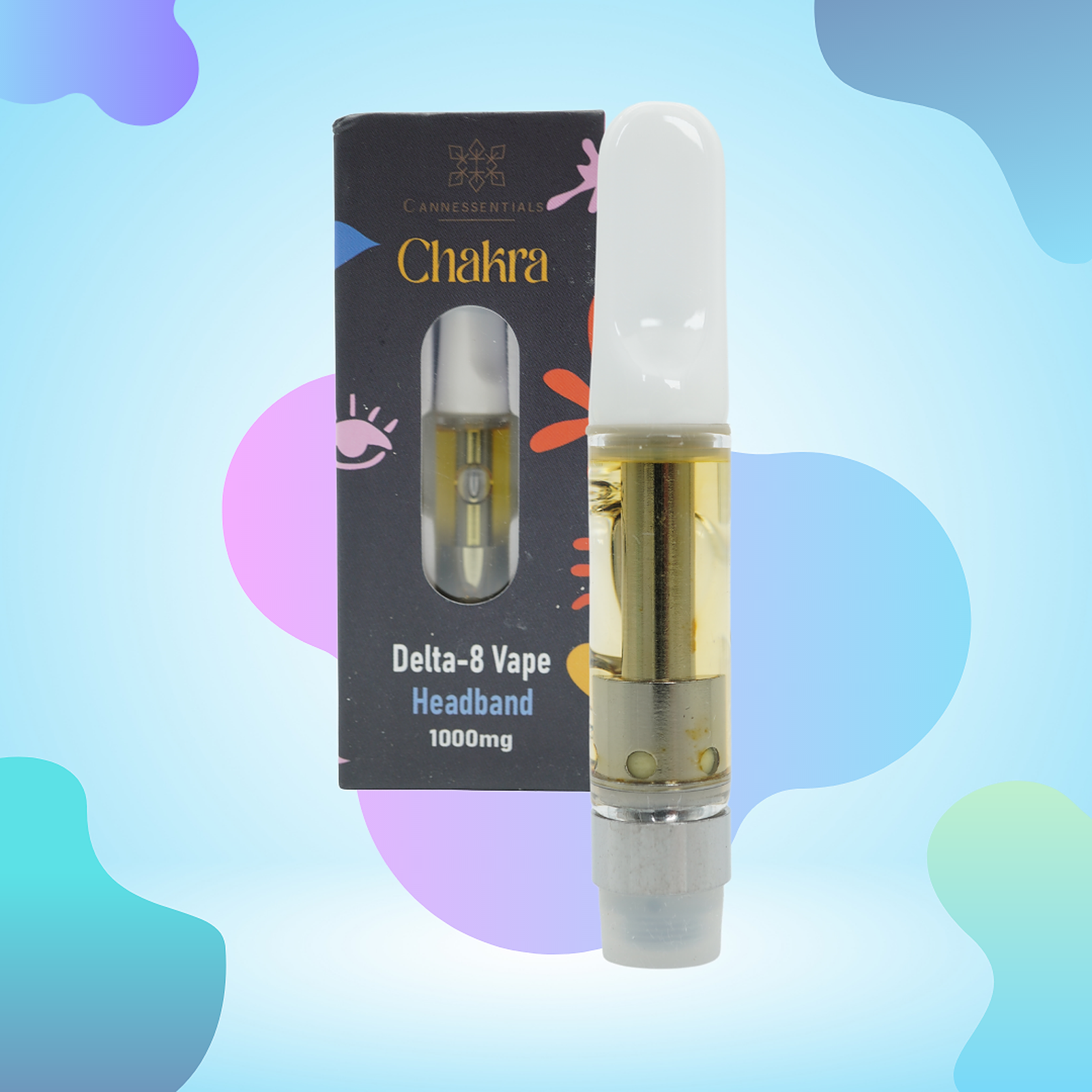 Cannessentials Brand CBDa & Delta-8 Products: Headband Delta-8 Full Gram Vape Cartridge | Leafly