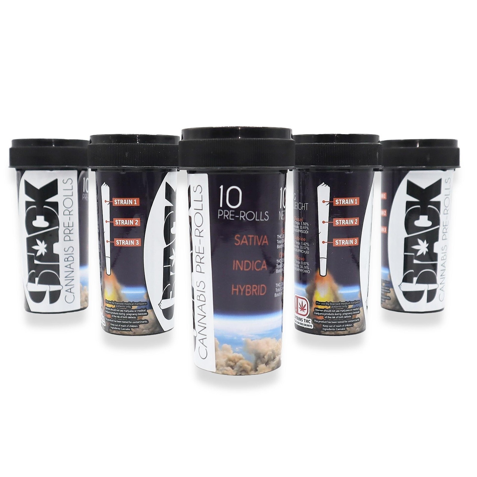 Pharmicated: Stack 10-1g Pre-Rolls - Smarties/Sour Patch kidz/Forbidden ...