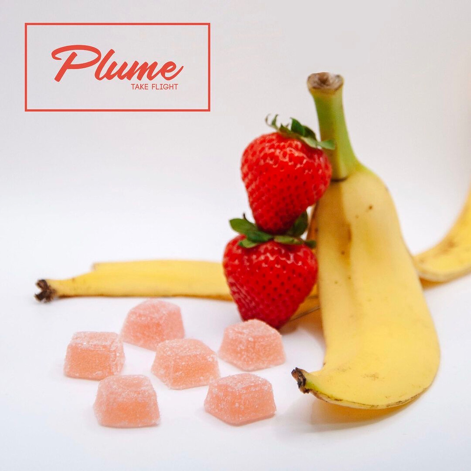 Plume: Plume Strawnana 100MG 10 Pack Gummies | Leafly