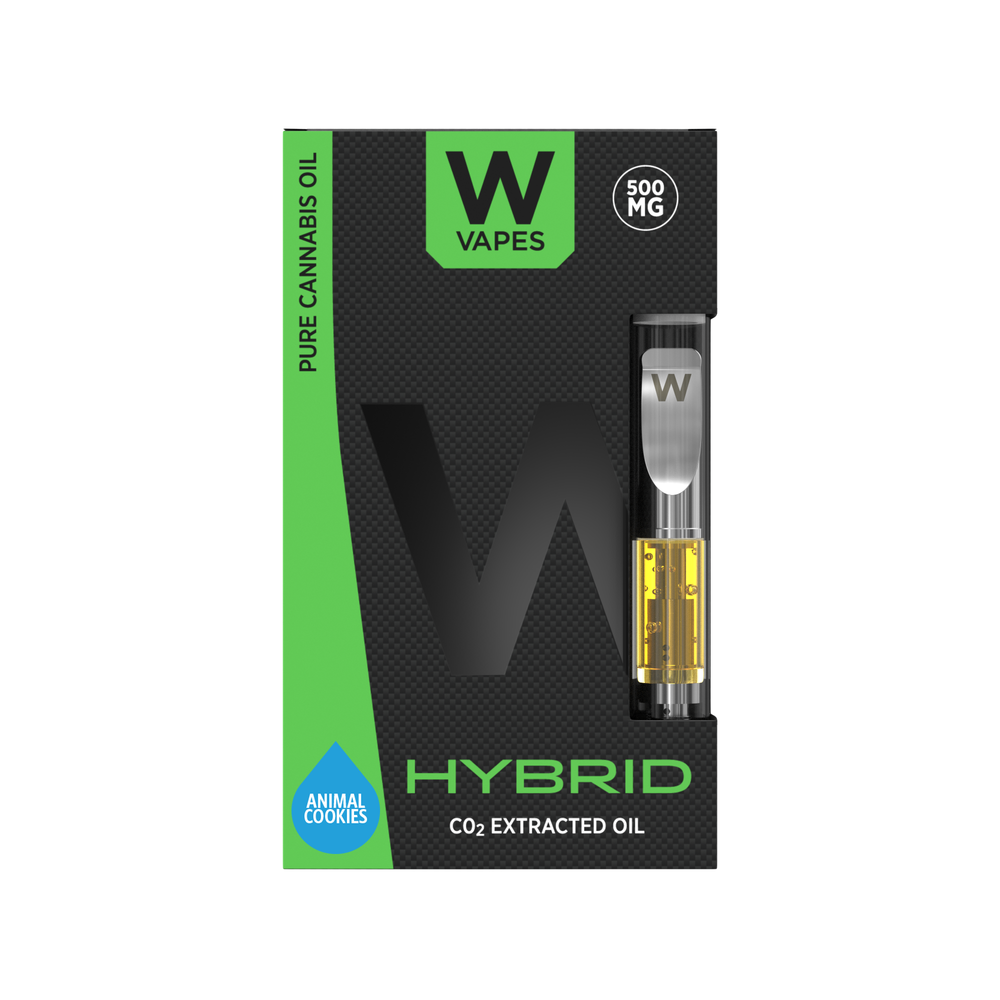 W Vapes: Animal Cookies Hybrid 500MG Premium Cartridge | Leafly