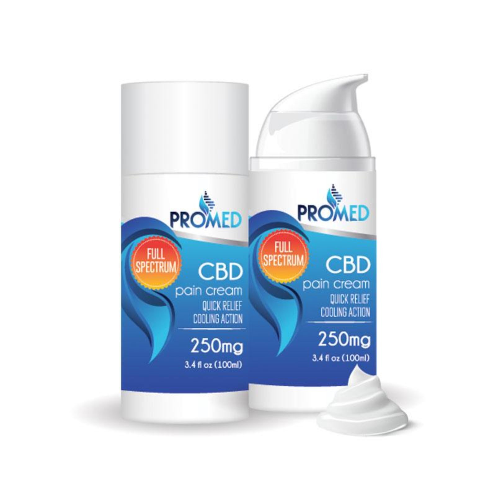 ProMED CBD: FULL SPECTRUM CBD TOPICAL CREAM 250MG | Leafly