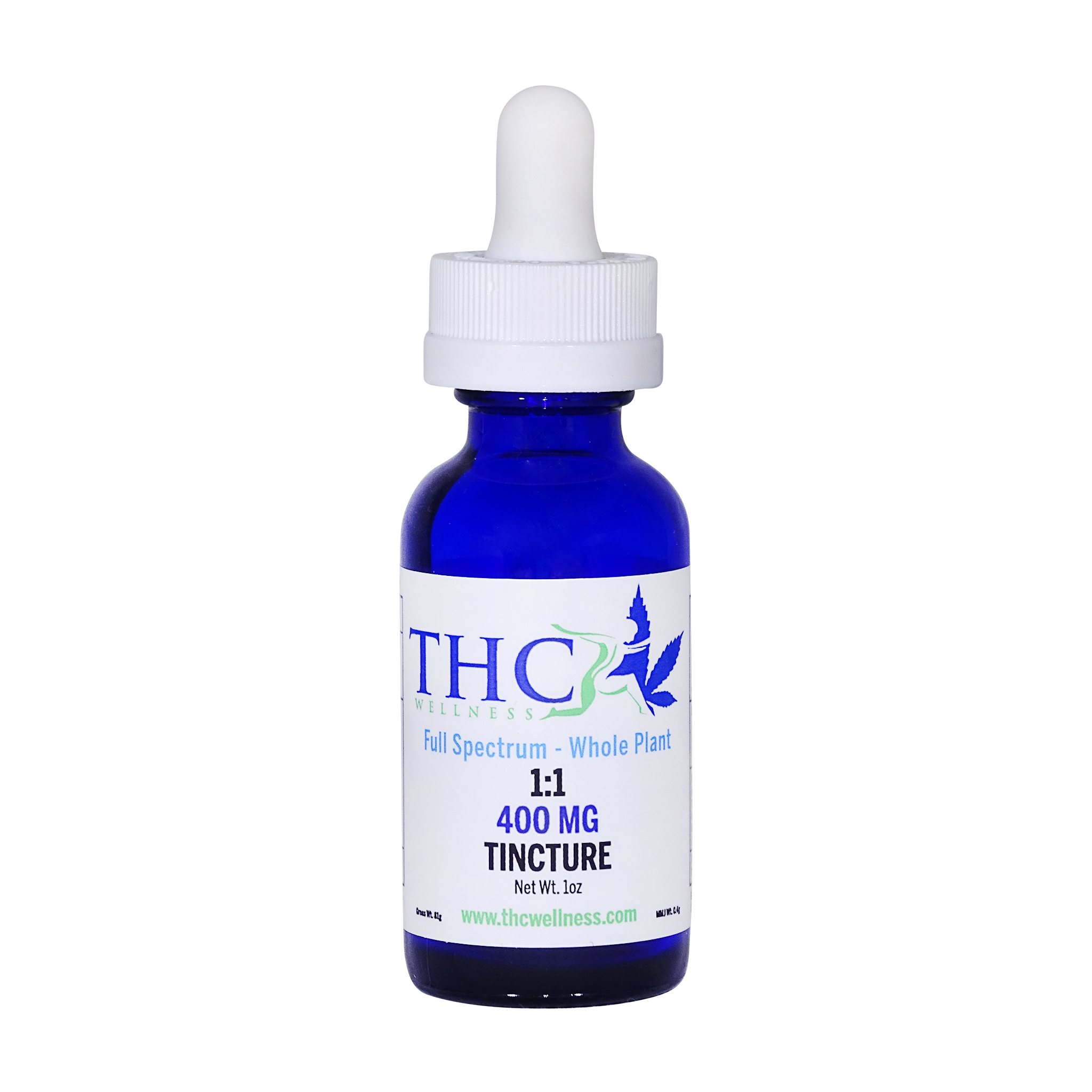 THC Wellness: 400mg 1:1 Tincture | Leafly