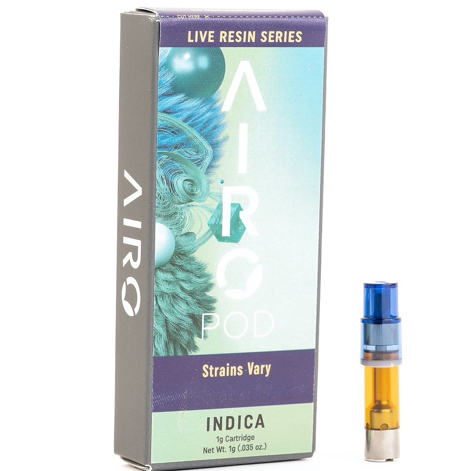 Airo Brands: Live Resin Series - Indica - AiroPod - 1g | Leafly