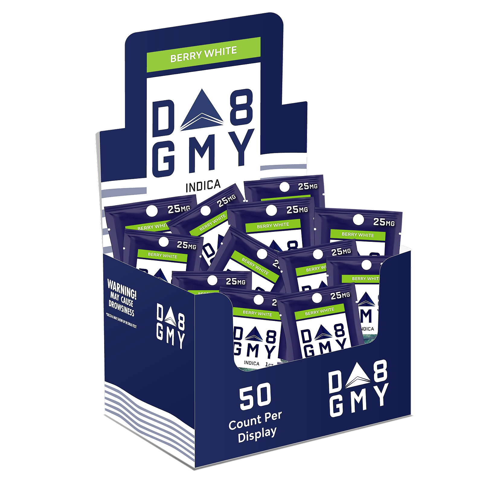 A Gift From Nature: Delta 8 Gummy Berry White 25mg - 50 Count | Leafly