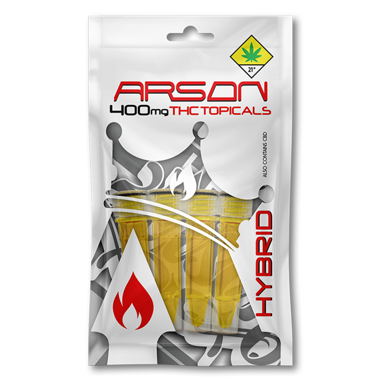 MFUSED: ARSON 400mg THC Hybrid Topicals [4pk] | Leafly