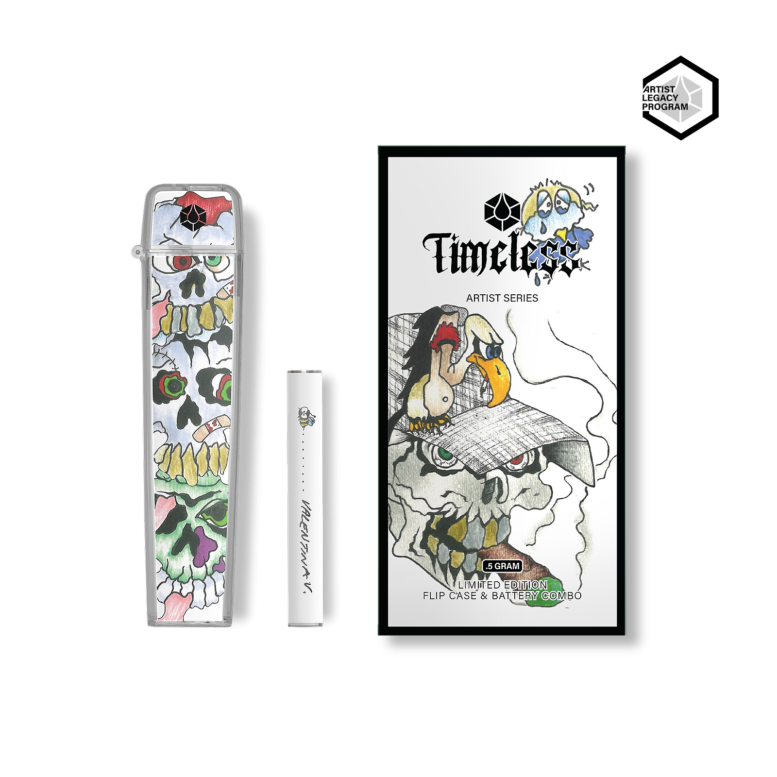 Timeless Vapes: Limited Edition Valentina Flip Case & Battery Combo ...