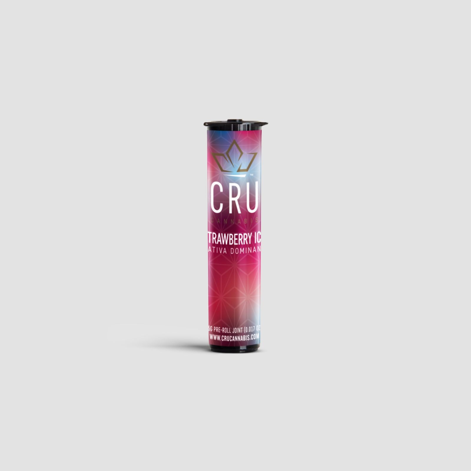 CRU Cannabis: Strawberry Ice (0.5G Sativa Pre-Roll) | Leafly