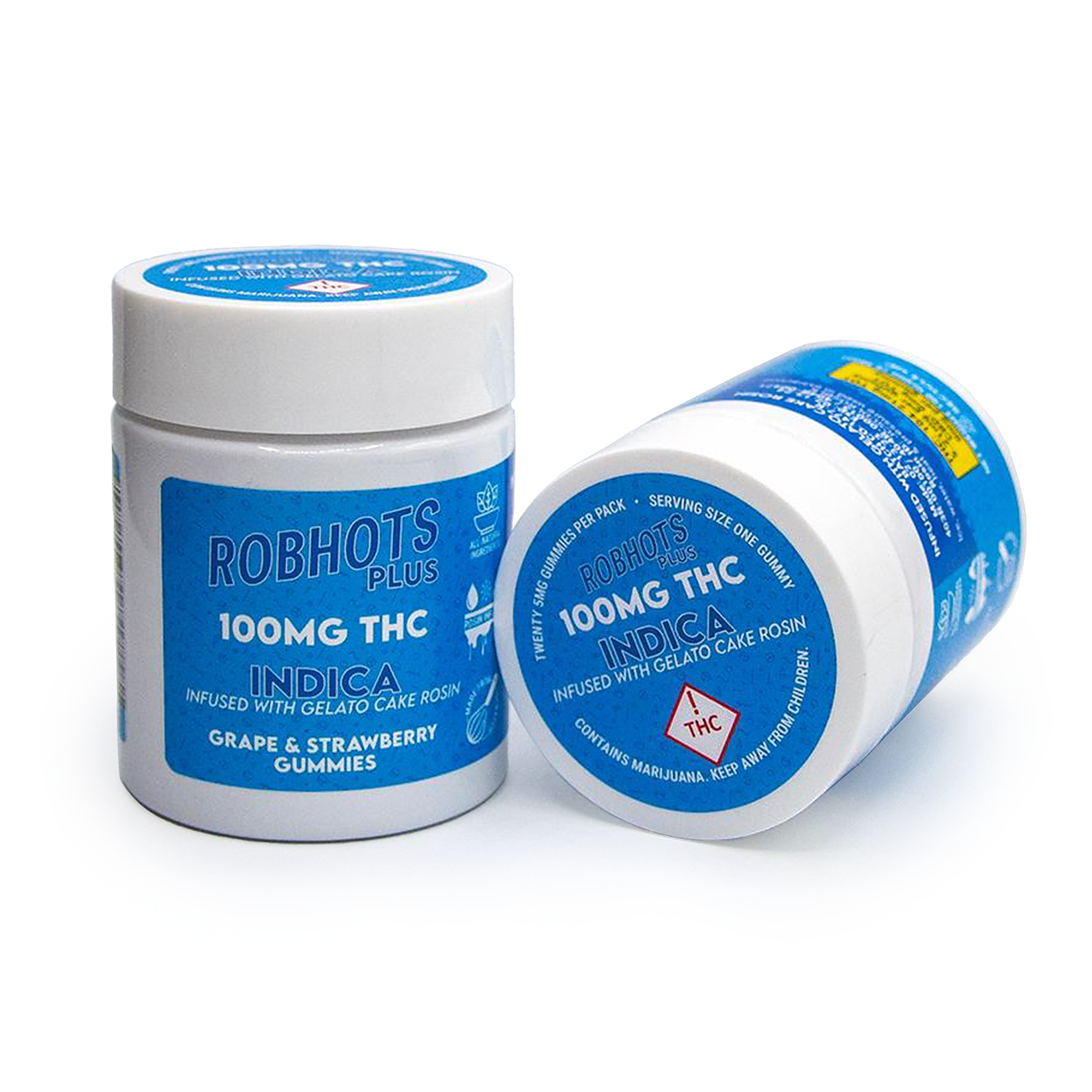 Robhots Edibles: ROBHOTS Rosin Gummies | 100mg, Indica | Leafly