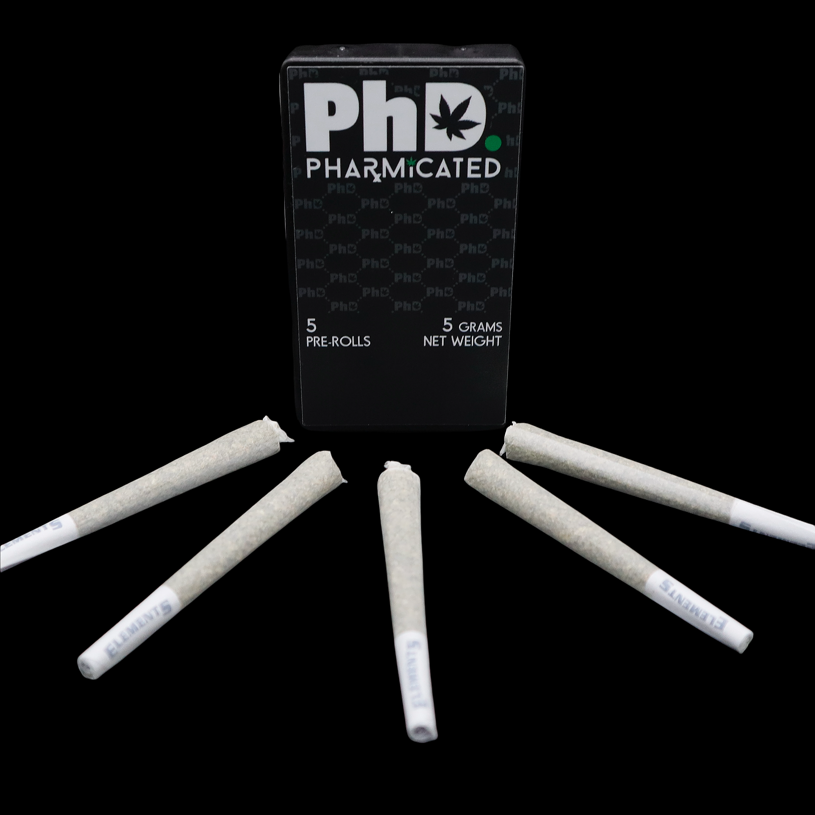 Pharmicated: PhD - Alien OG - Pre-Roll Box 5g - 24.66% THC | Leafly