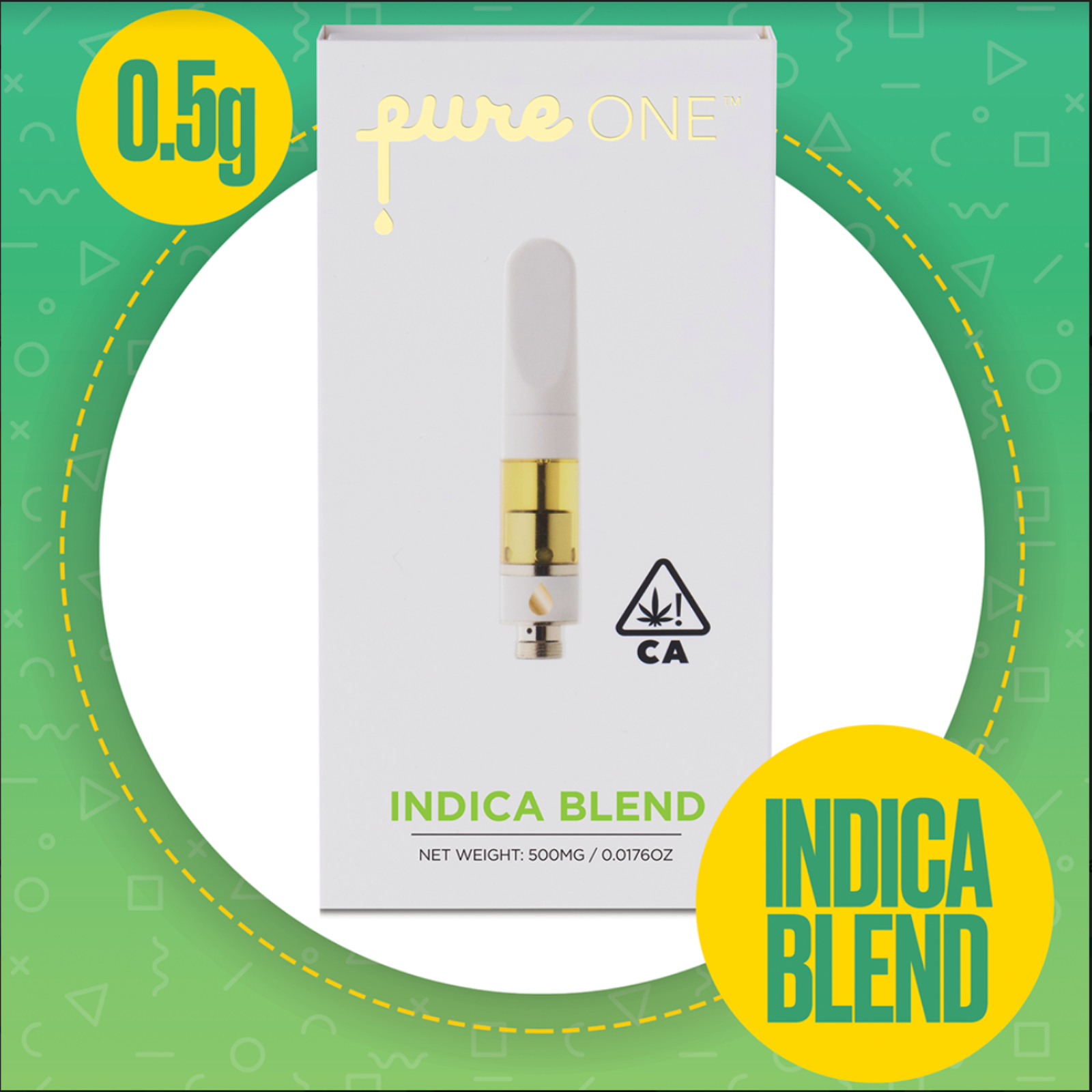 Pure One - Indica Blend [500mg] | Leafly