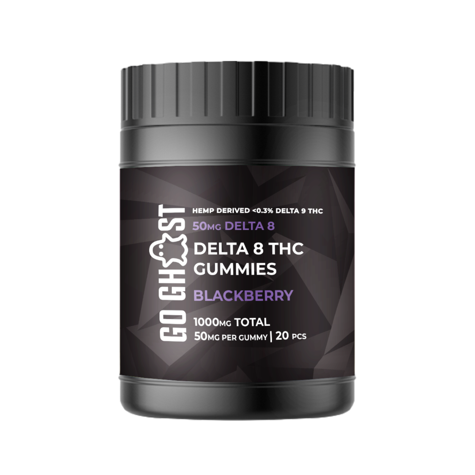 Go Ghost Hemp: Blackberry Delta 8 THC Gummies | Leafly