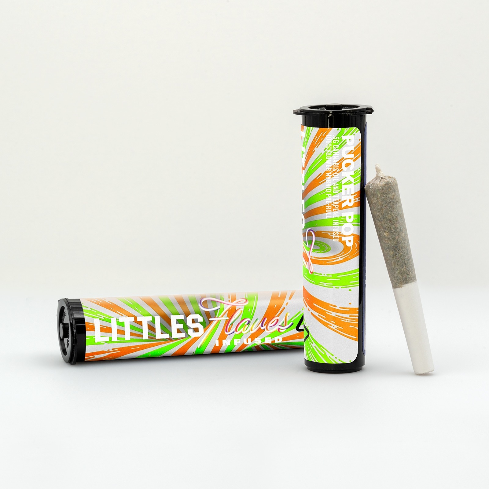 Littles: Pucker Pop .5G Littles Flaves Infused Hybrid Pre-Roll | Leafly