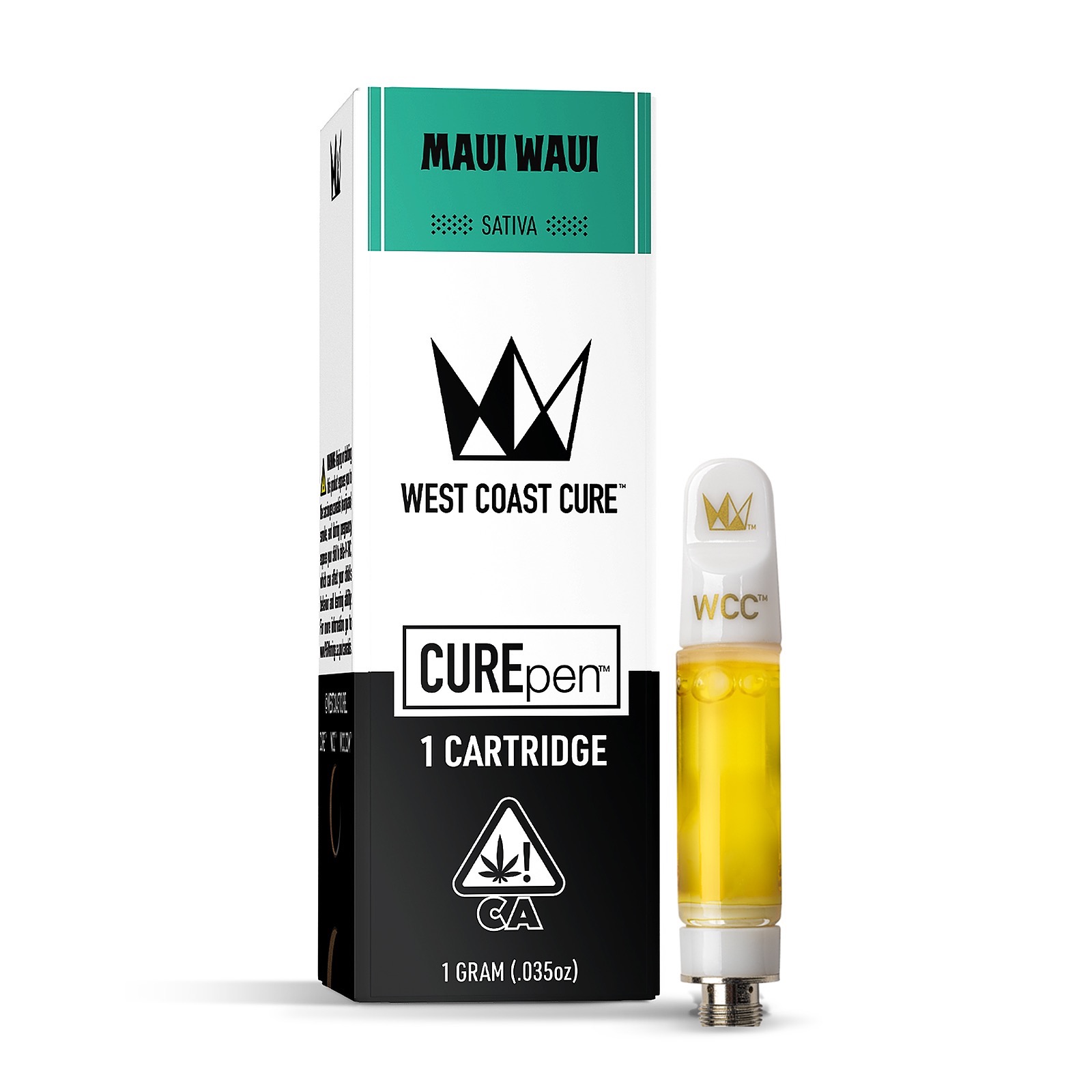 West Coast Cure: Maui Waui CUREpen Cartridge - 1g | Leafly