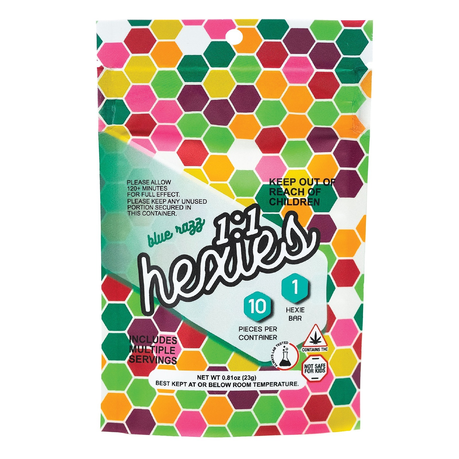 Hexies: Hexies 1:1 Blue Razz (10 Pack) | Leafly