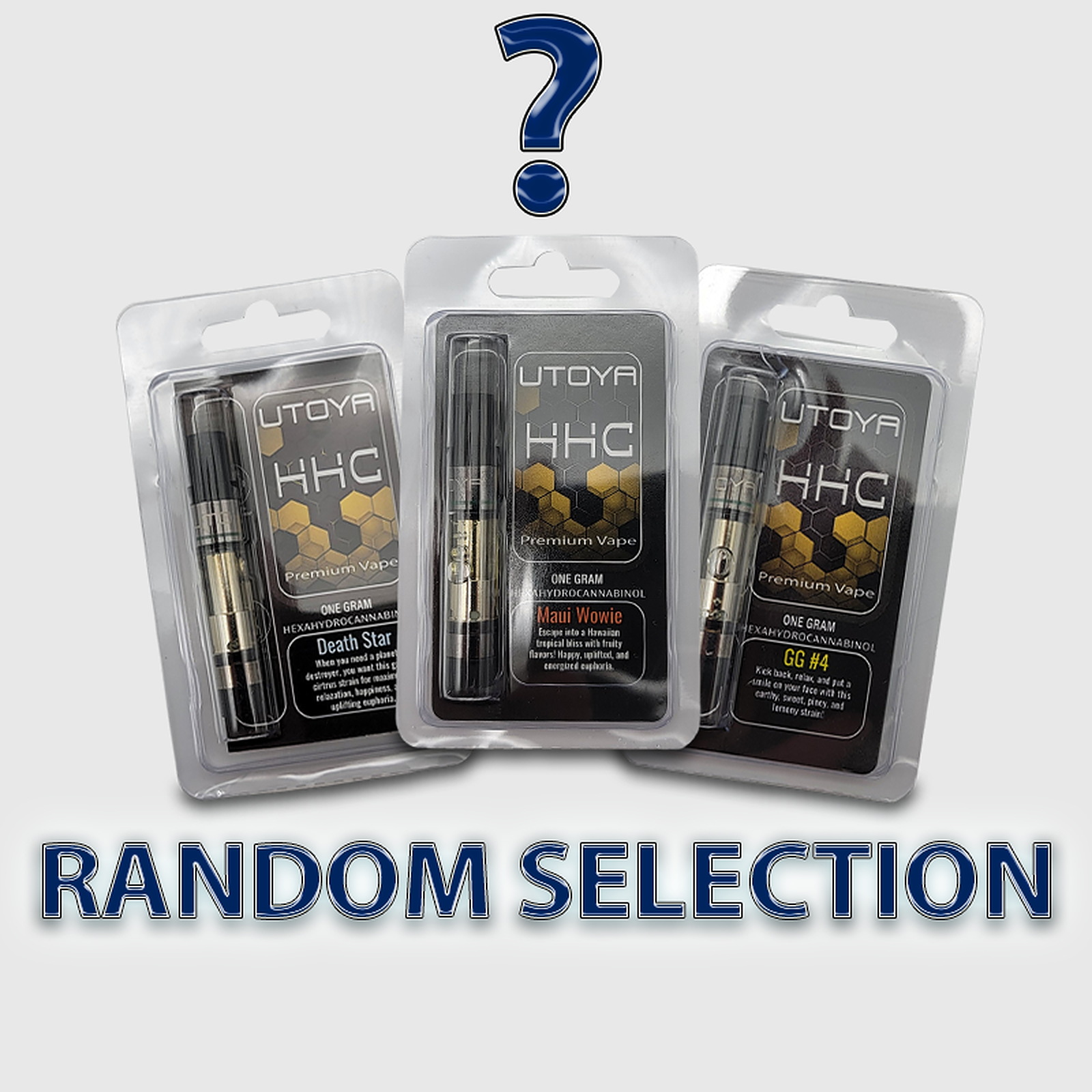 Utoya: 3 Pack Special – HHC Vape 1g cart w/FREE Battery | Leafly