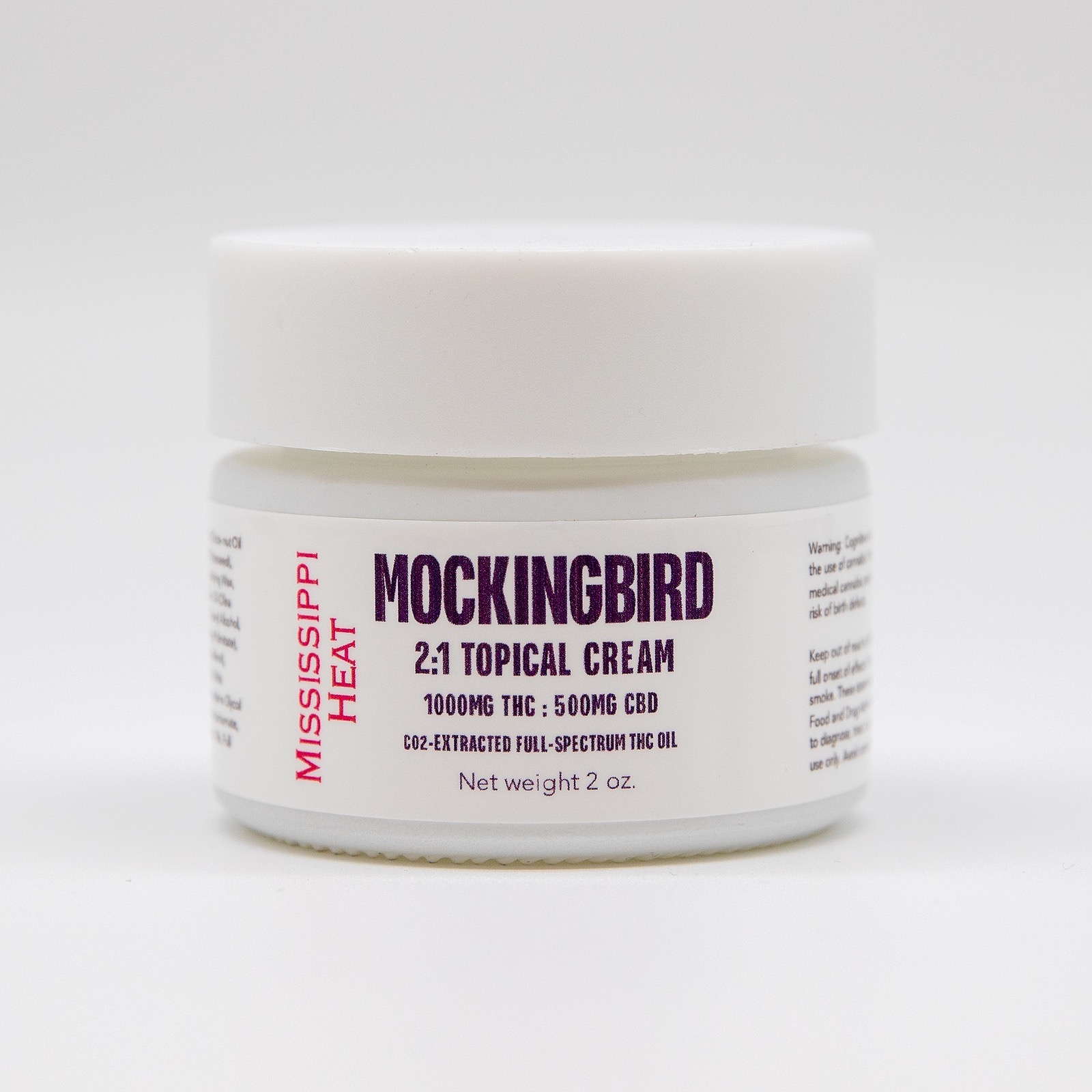Mockingbird Cannabis: Mockingbird 2:1 Topical Cream - Mississippi Heat ...