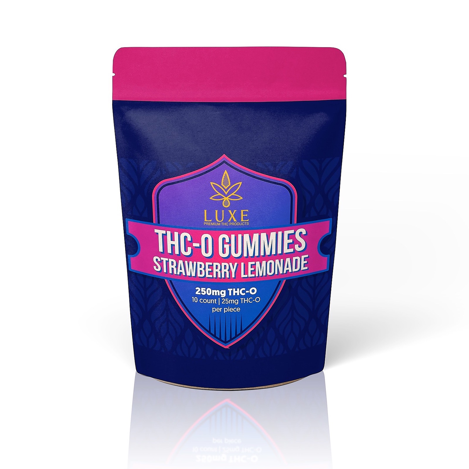Luxe THC | 25% OFF with code LEAFLY: 25mg THC-O Gummies | Strawberry ...