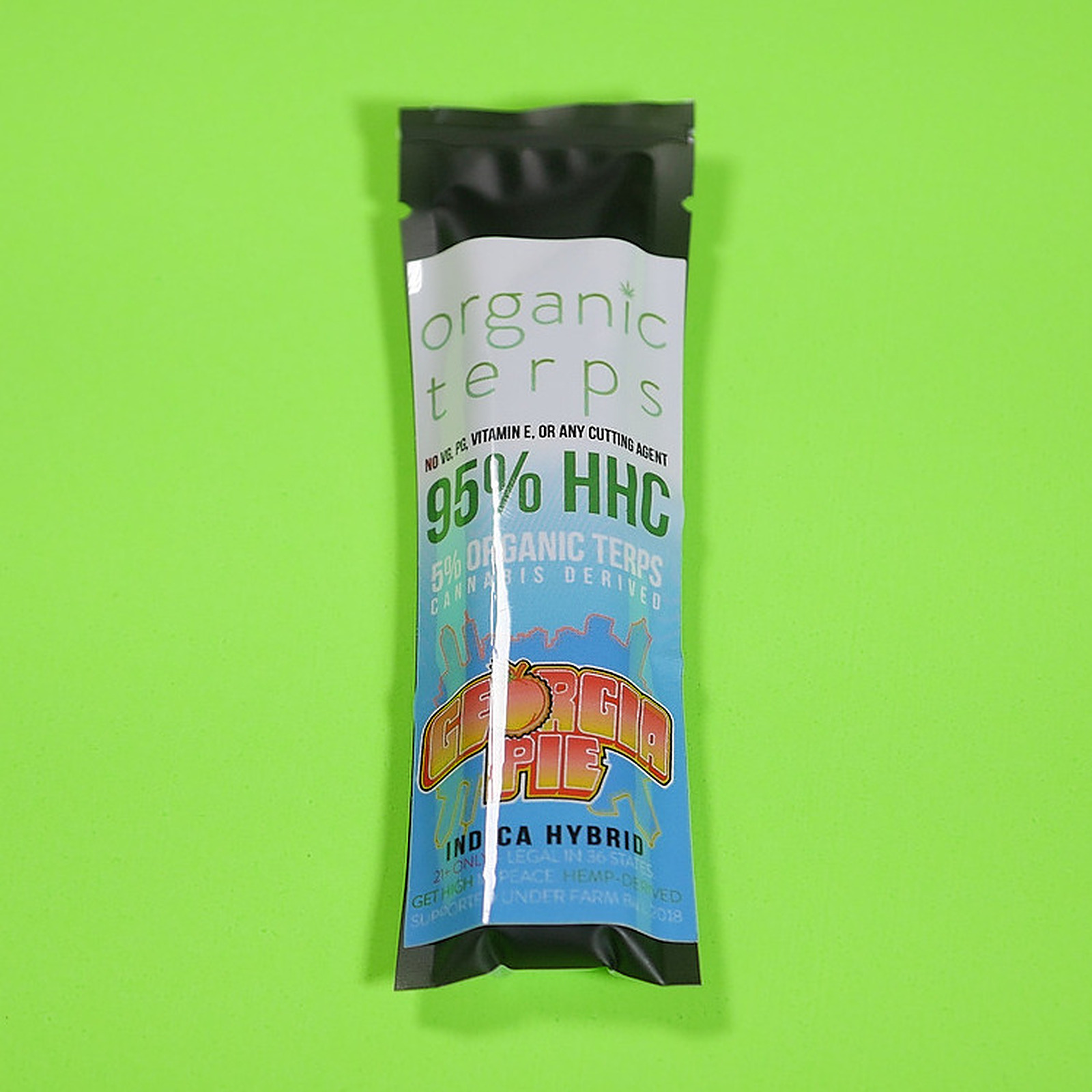 Organic Terps: Georgia Pie HHC Disposable Vape - 1 Gram | Leafly