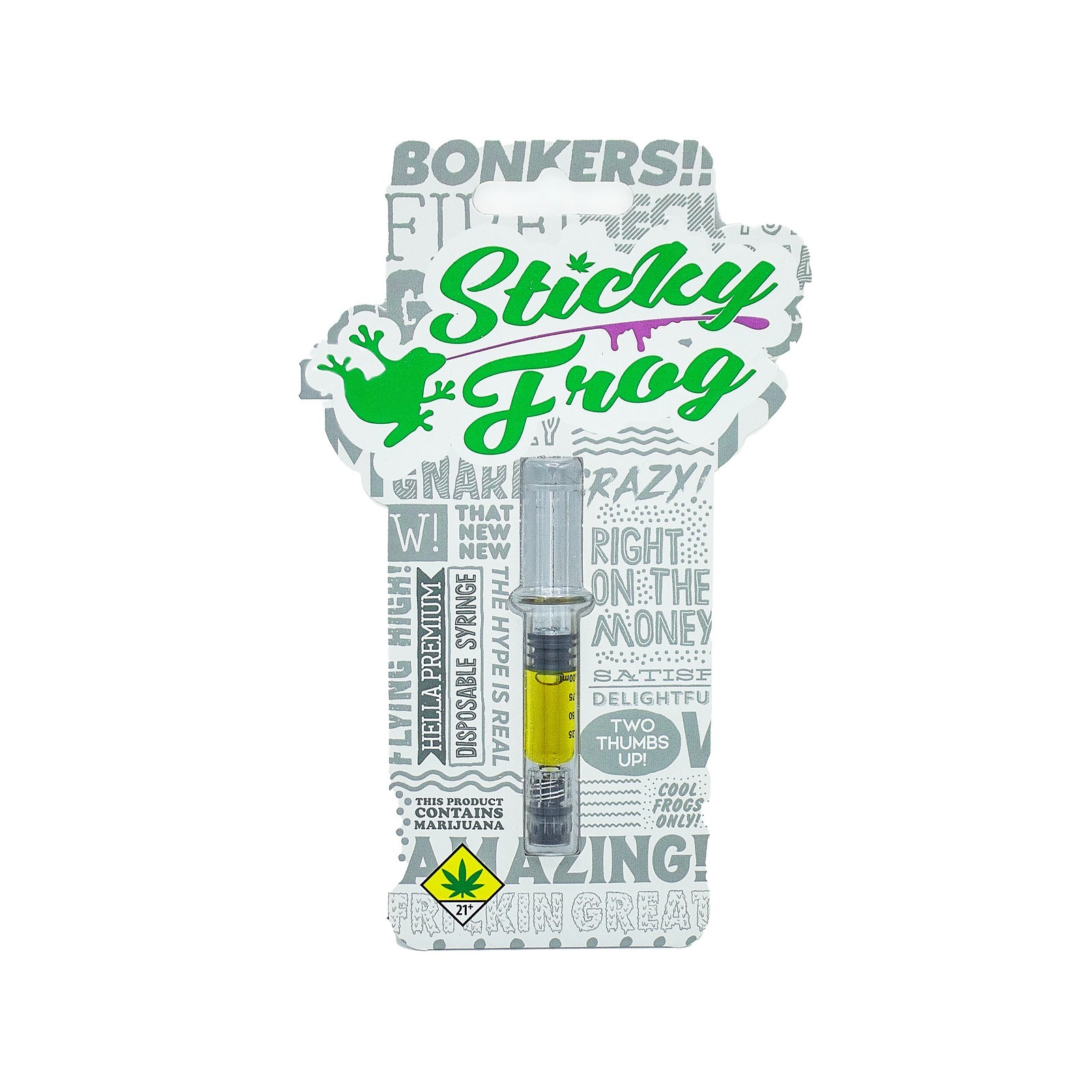 Sticky Frog by Grow Op Farms: Grand Daddy Purple Distillate Tanker 1g ...