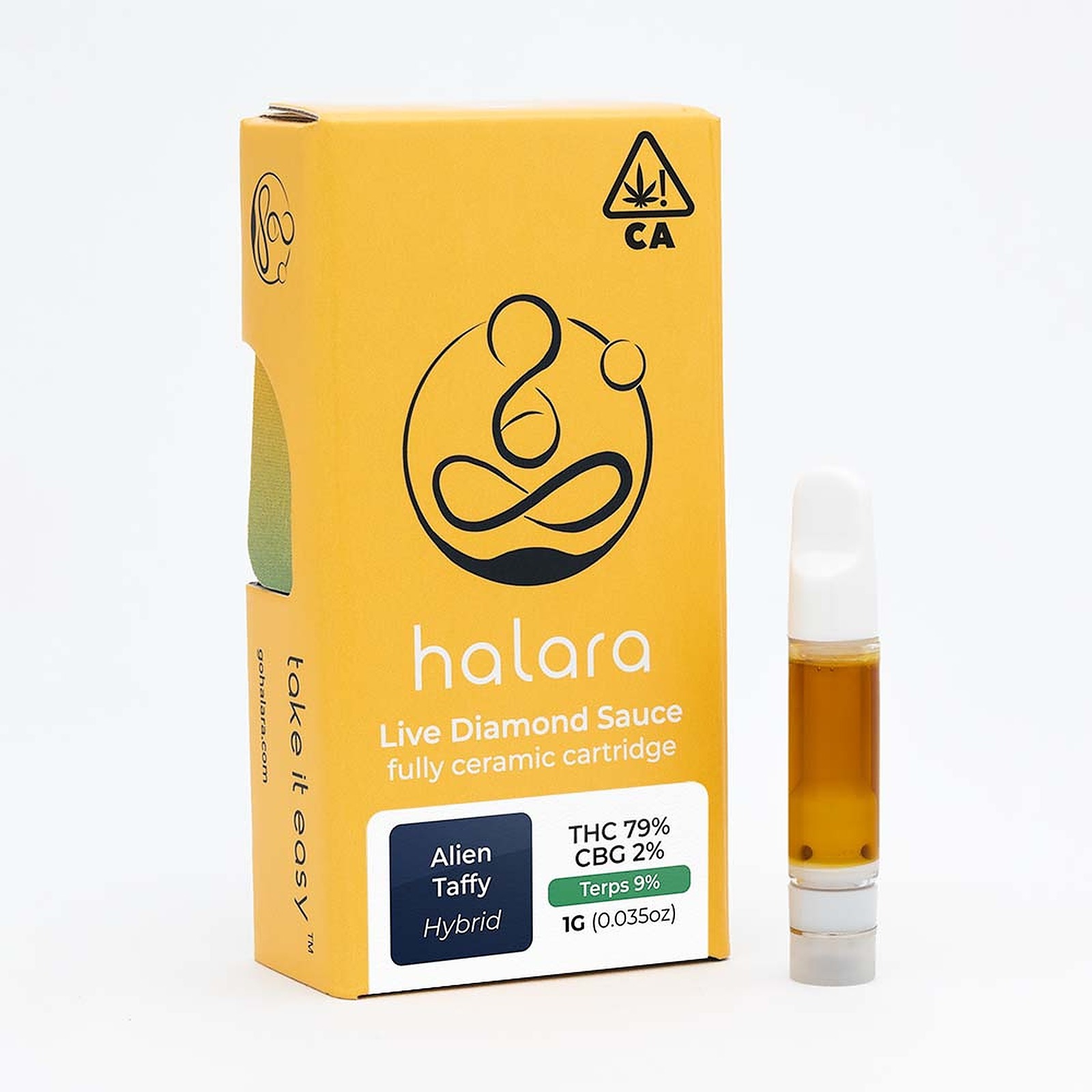 Halara: Live Diamond Sauce - Alien Taffy 1G Cartridge | Leafly