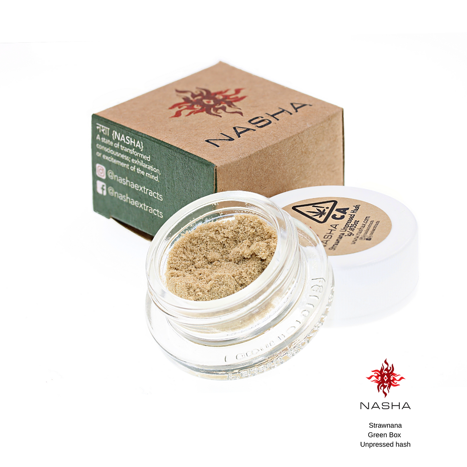 NASHA: Strawnana Green Unpressed Hash | Leafly
