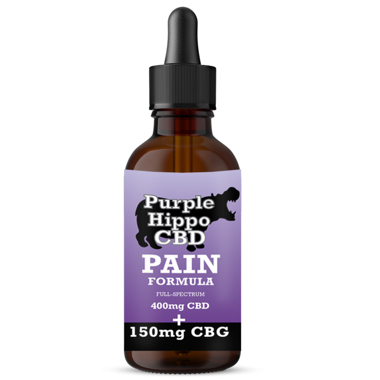 Purple Hippo CBD: CBG oil Purple Hippo Pain Formula 150mg CBG + 400mg ...