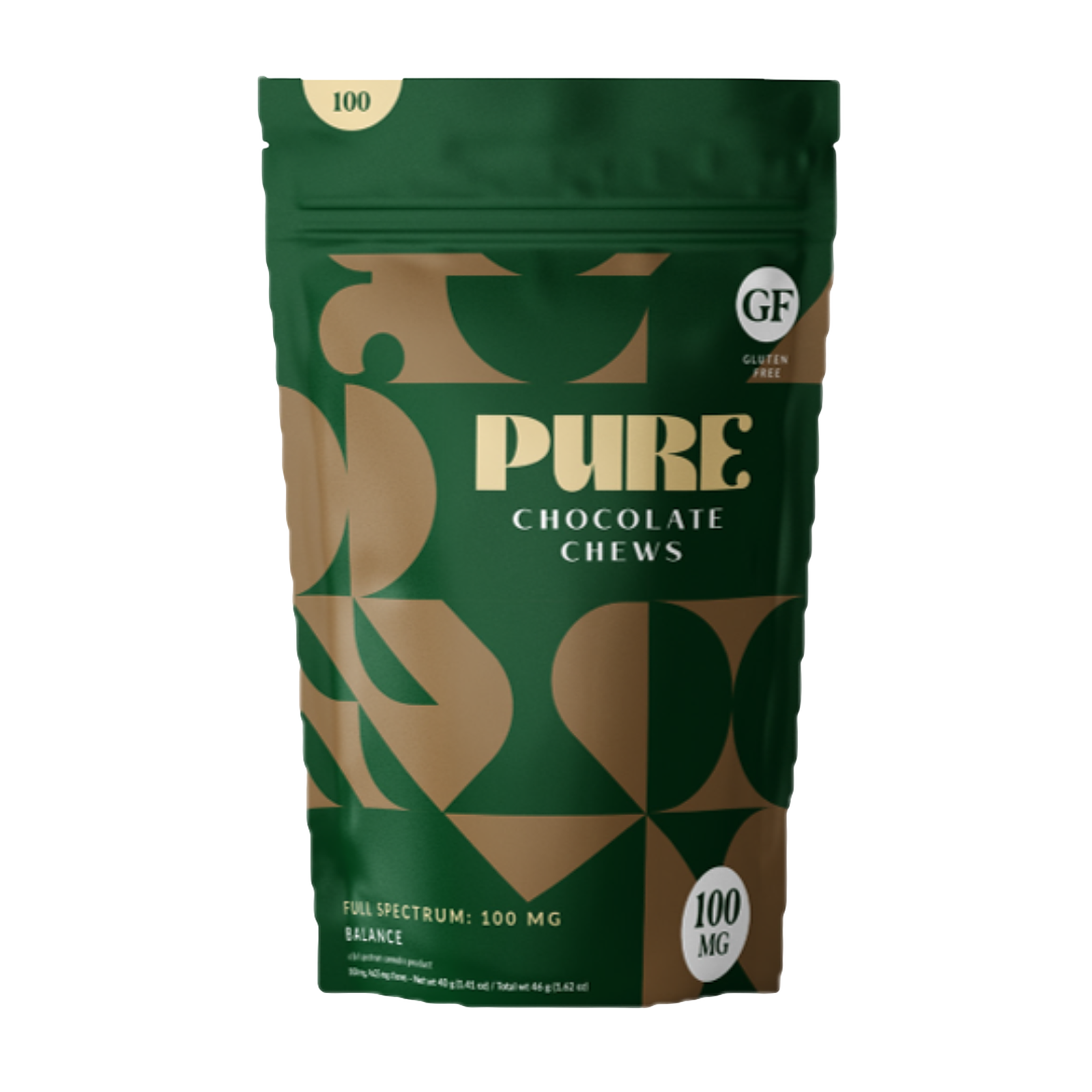 Pure Edibles: Pure Chews 100mg Chocolate | Leafly