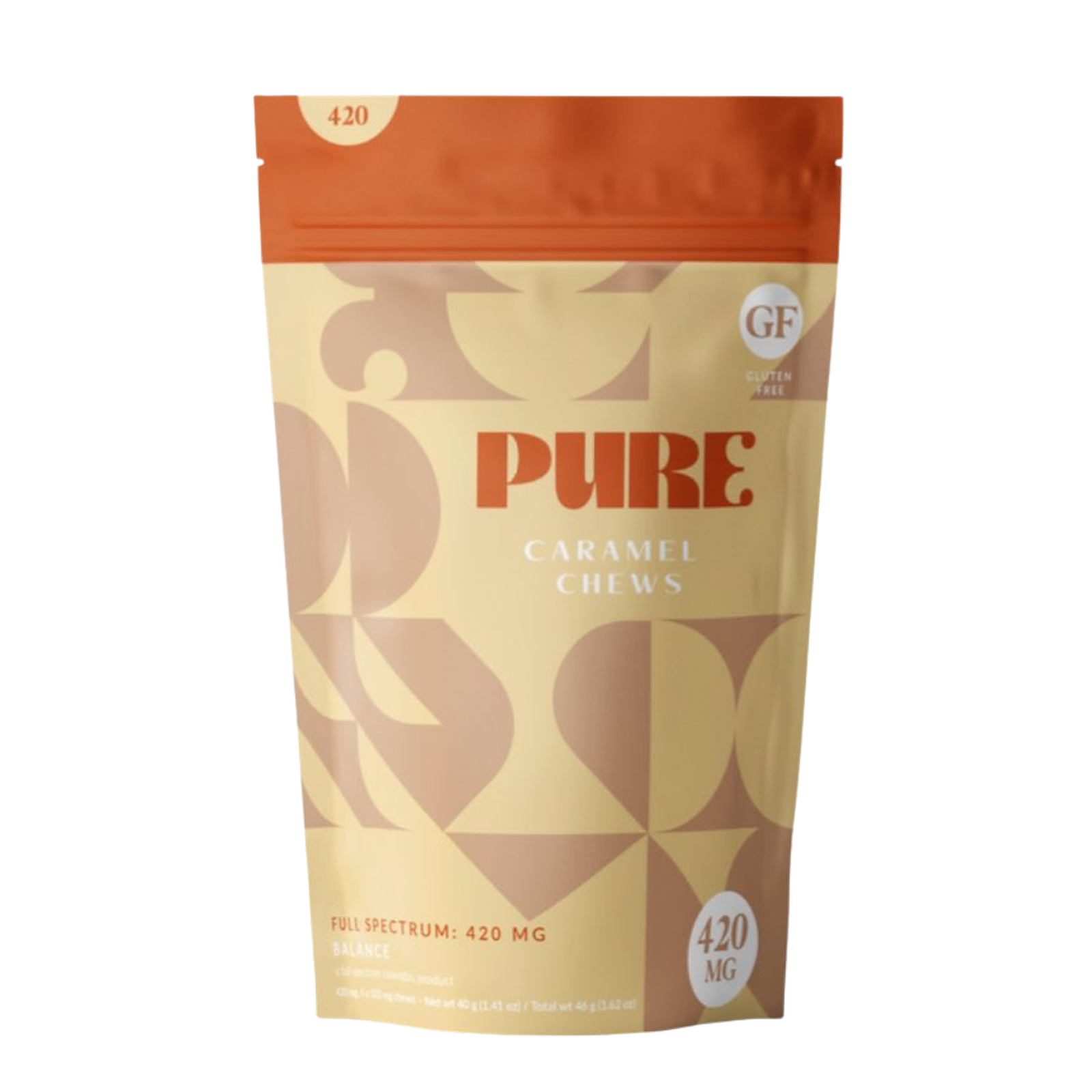 Pure Edibles: Pure Chews 420mg Caramel | Leafly