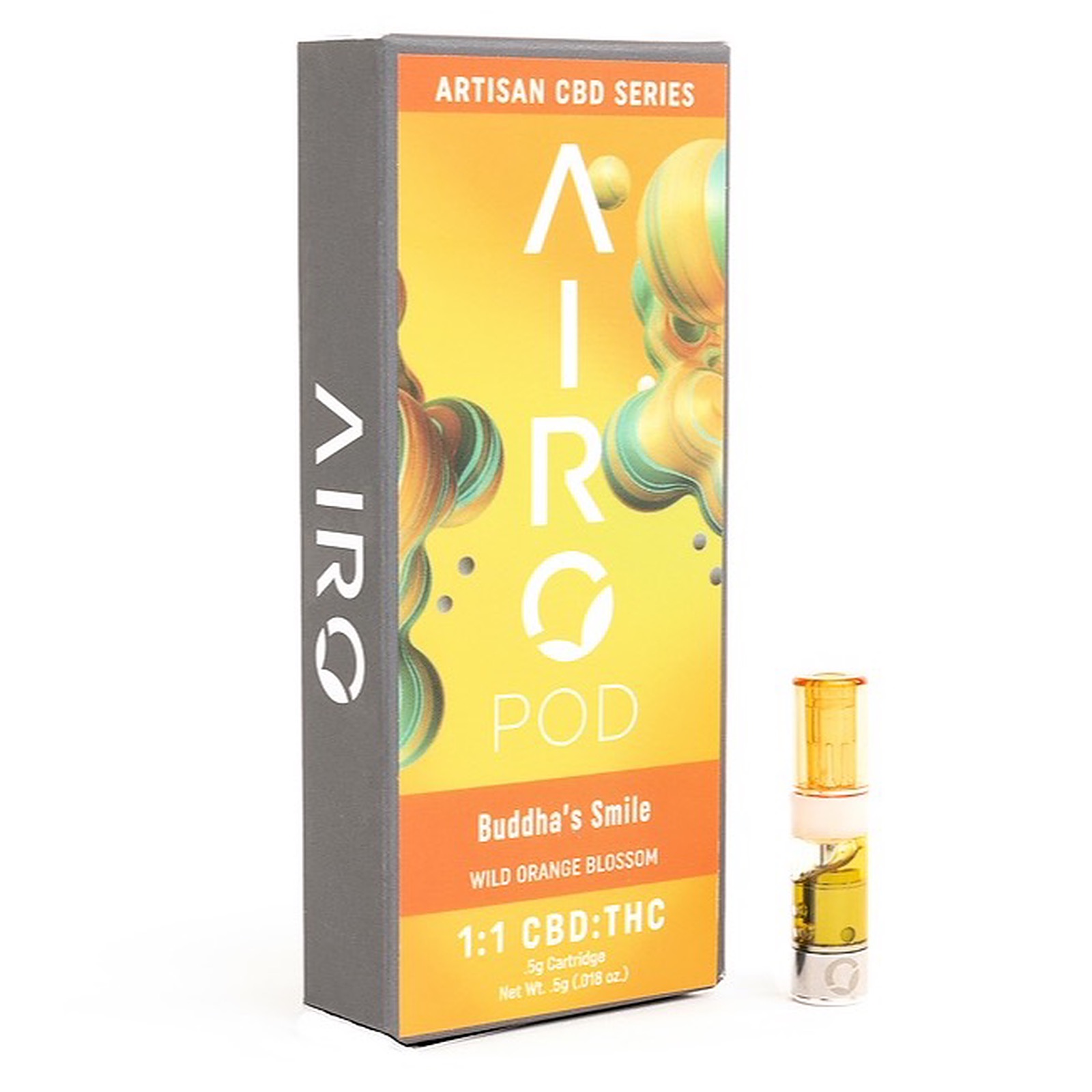 Airo Brands: Buddha's Smile - 1:1 CBD:THC - AiroPod - 1g | Leafly