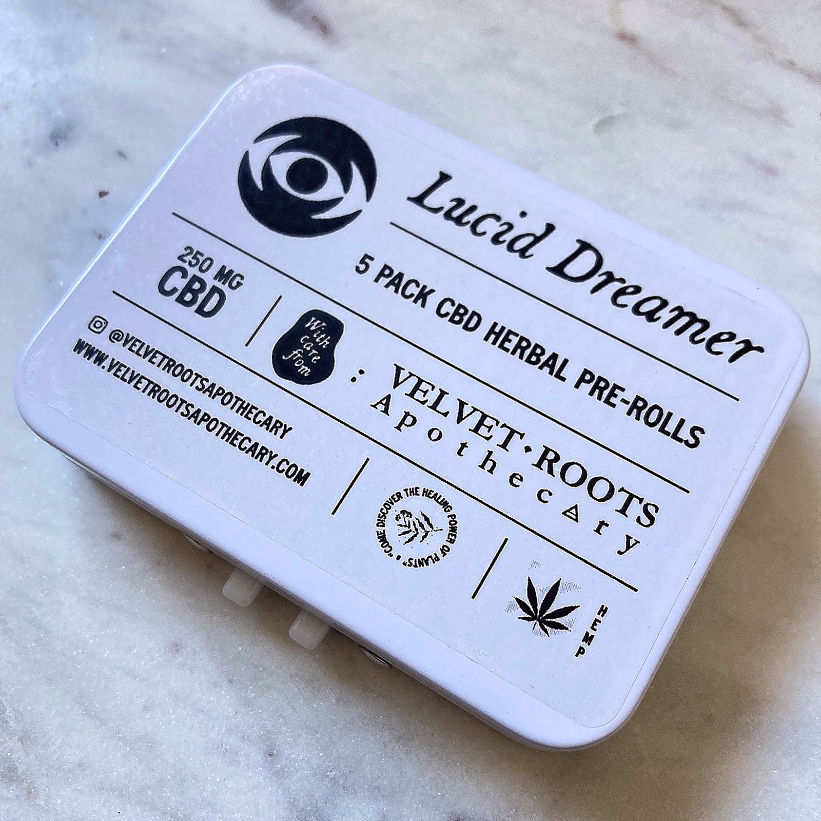Velvet Roots Apothecary: 5 pack CBD and Herbal Pre Rolls - Lucid ...