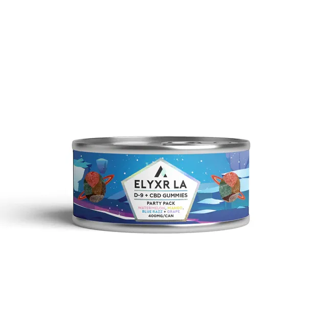 Elyxr: Delta 9/CBD Gummies (400mg) | Party Pack | Leafly