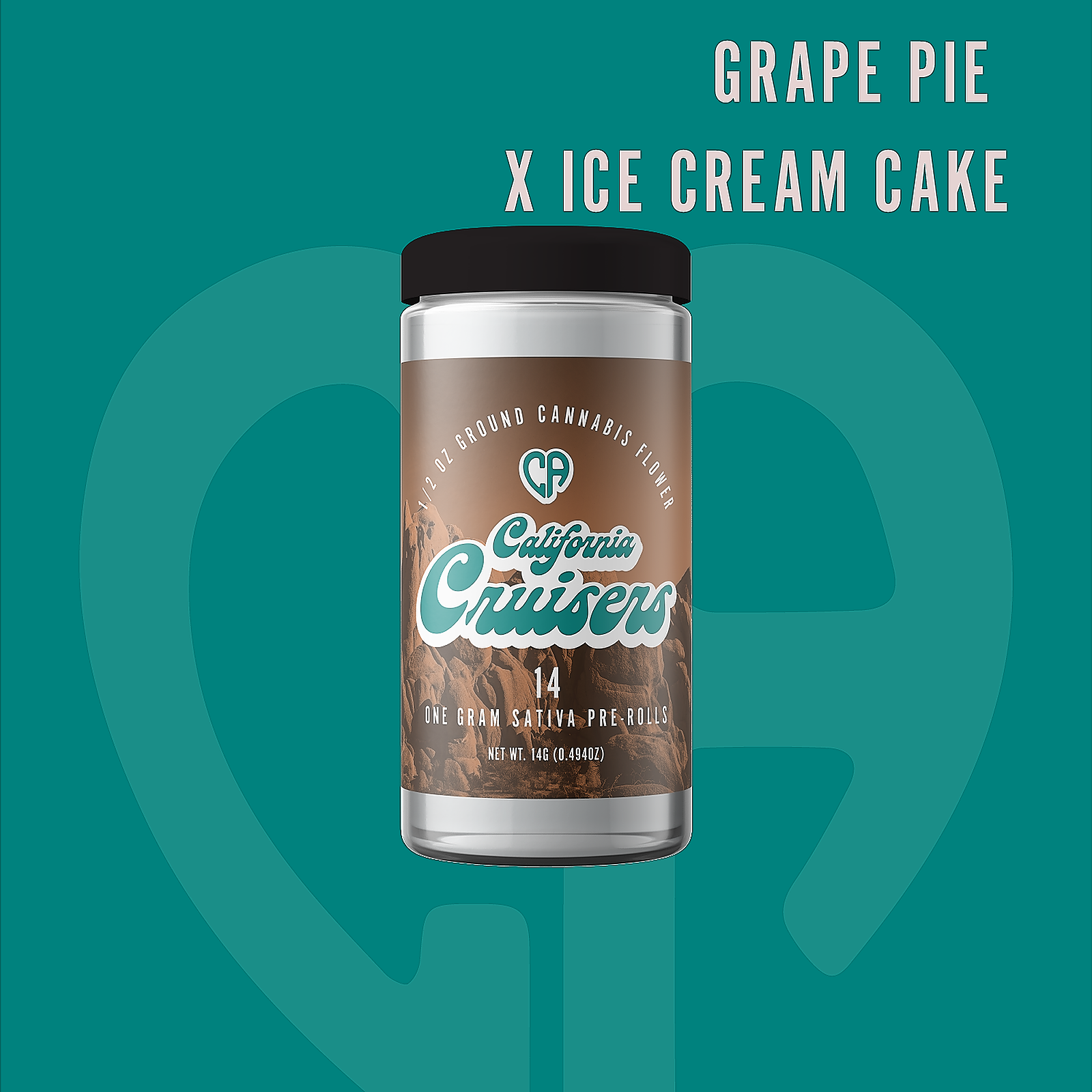 California Love: California Cruisers 14x 1g Pre Rolls 14g (Indica ...