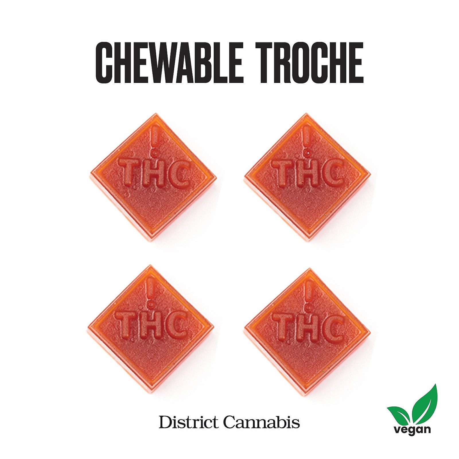 District Cannabis: Blood Orange Troche 10mg (10 Pack) | Leafly