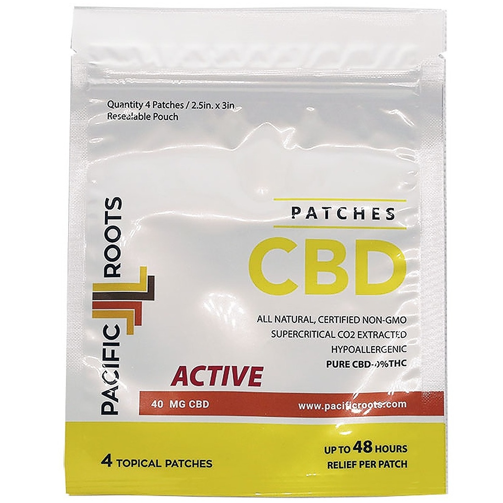 Pacific Roots: ACTIVE TRANSDERMAL CBD PATCH | Leafly