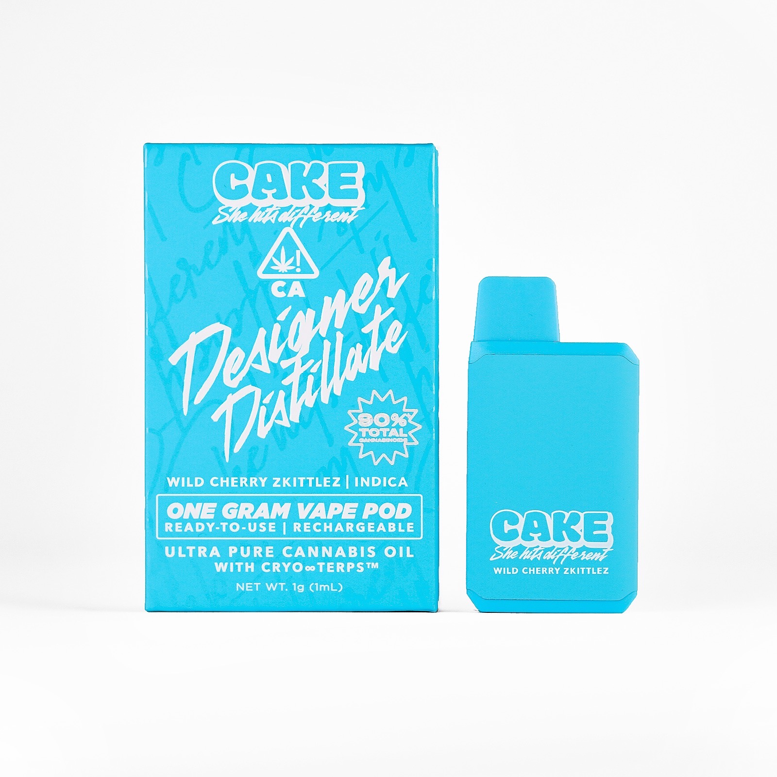 CAKE she hits different: Wild Cherry Zkittlez - 1g - Indica - Designer ...