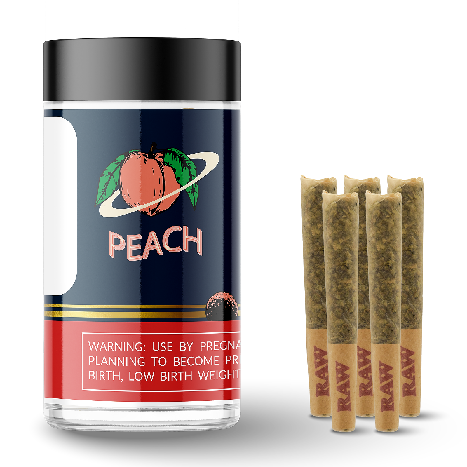 High Life Farms: Lift Off Peach Infused Pre-Roll Pack 5x.5g | Leafly