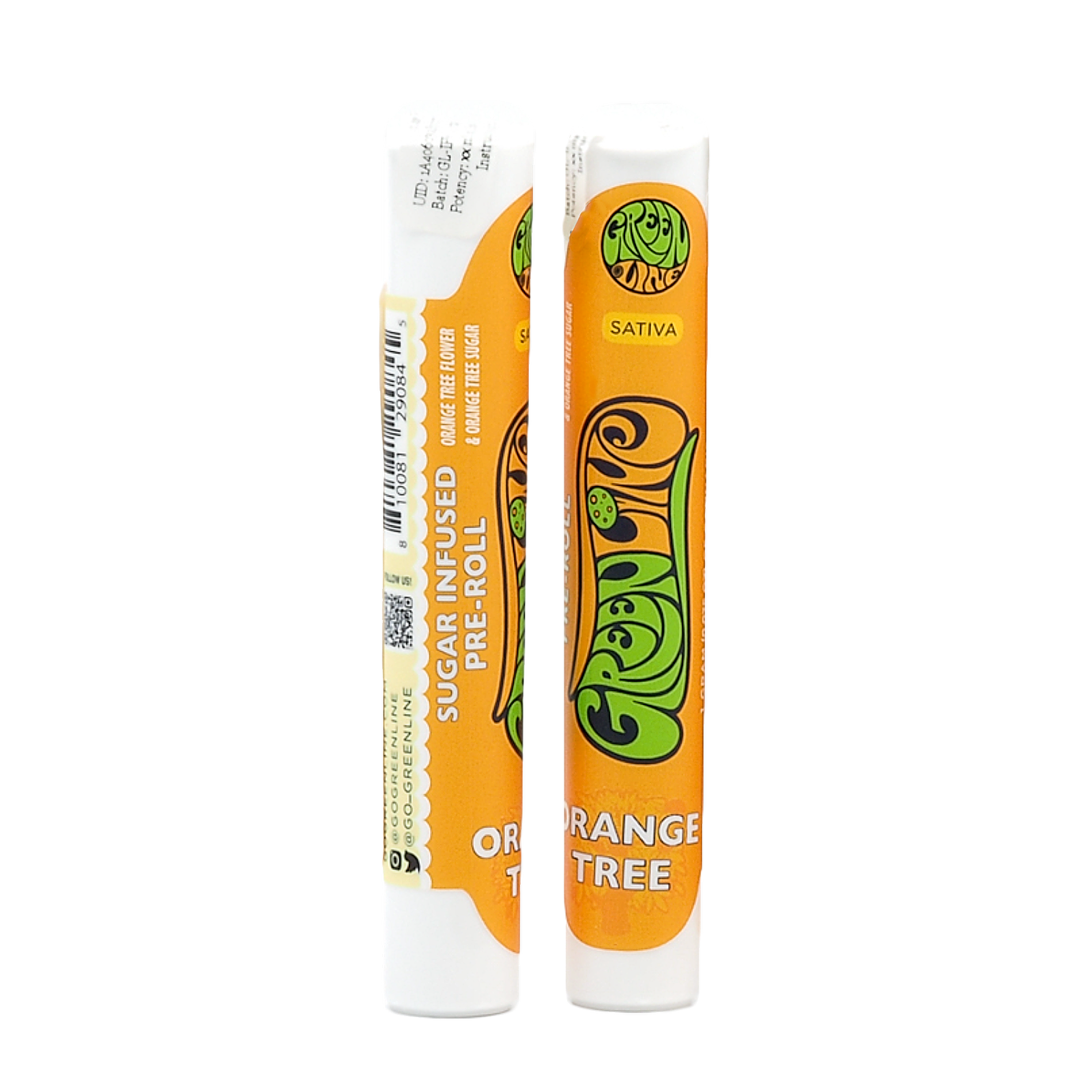 Greenline: Orange Tree 100% Flower Pre-Roll | Leafly