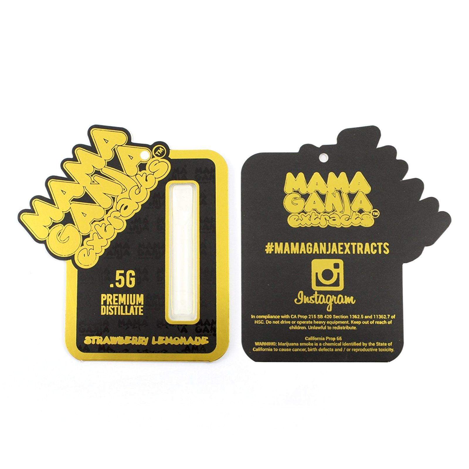 Shatter Labels: 10 Mama Ganja STRAWBERRY LEMONADE 0.5ML Blister ...