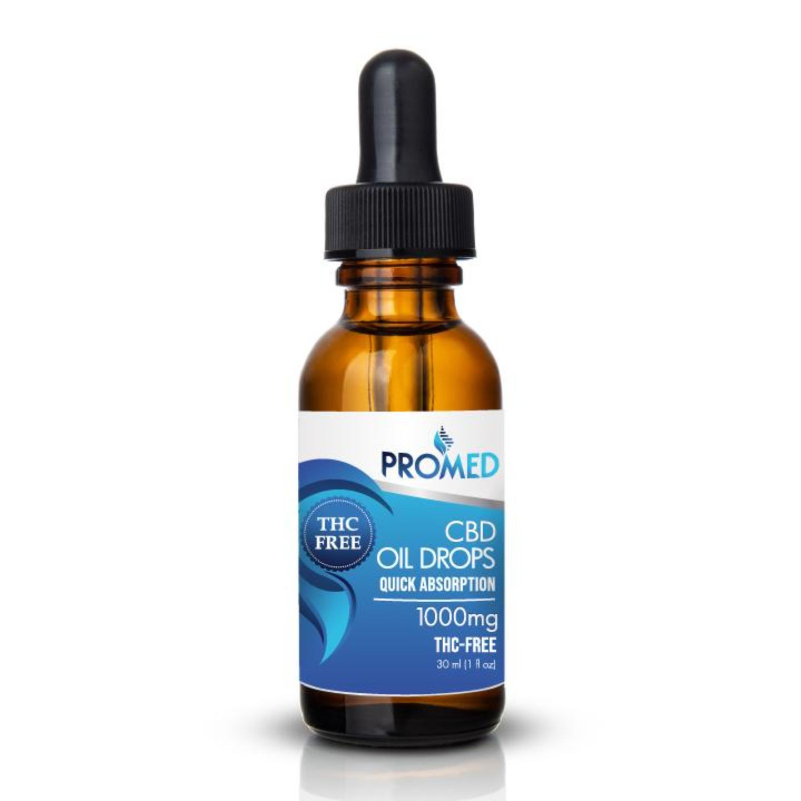 ProMED CBD: CBD ISOLATE OIL DROPS 1000MG | Leafly