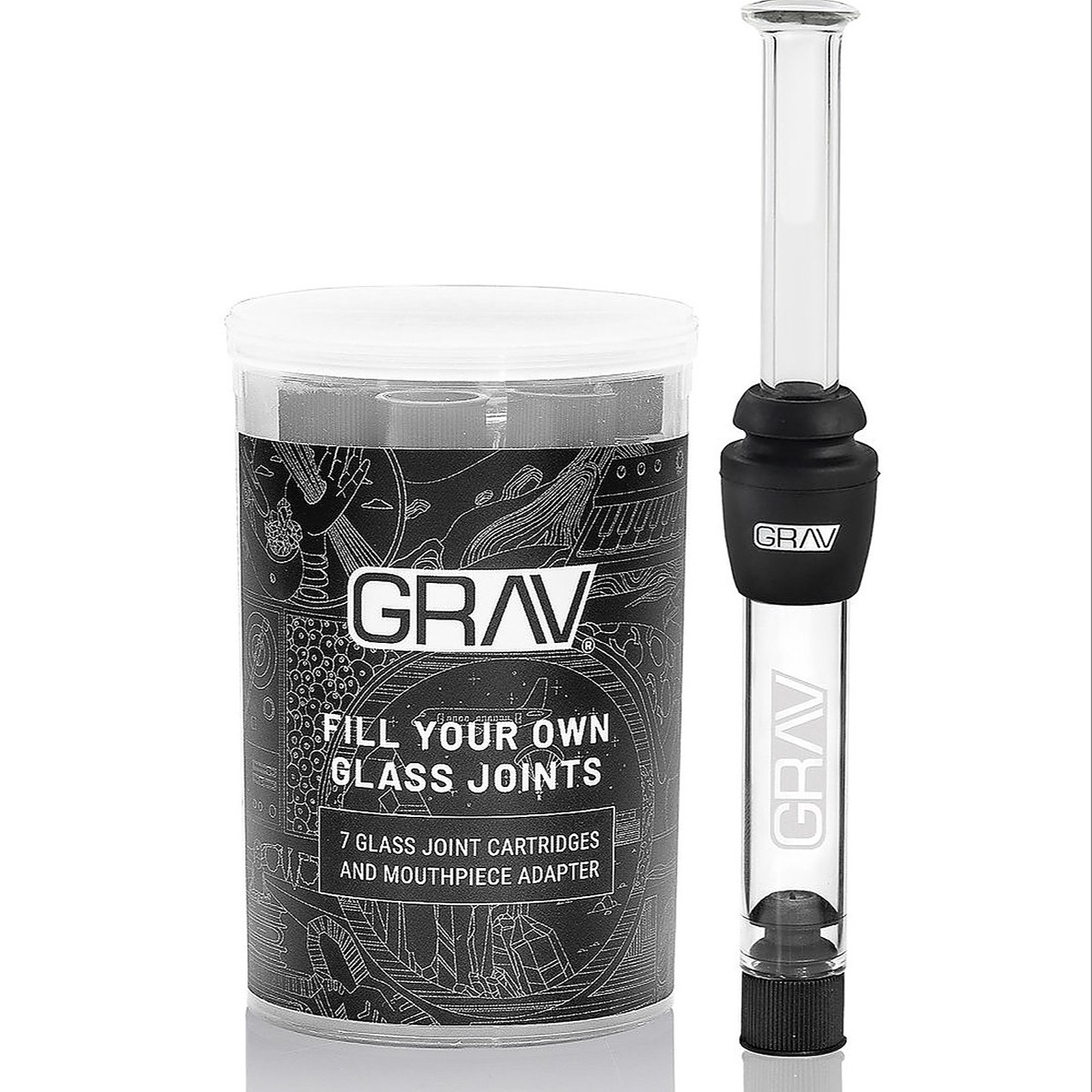 Simply Crafted: GRAV Fill-Your-Own Glass Joints 7-Pack | Leafly Simply Crafted: GRAV Fill-Your-Own Glass Joints 7-Pack | Leafly