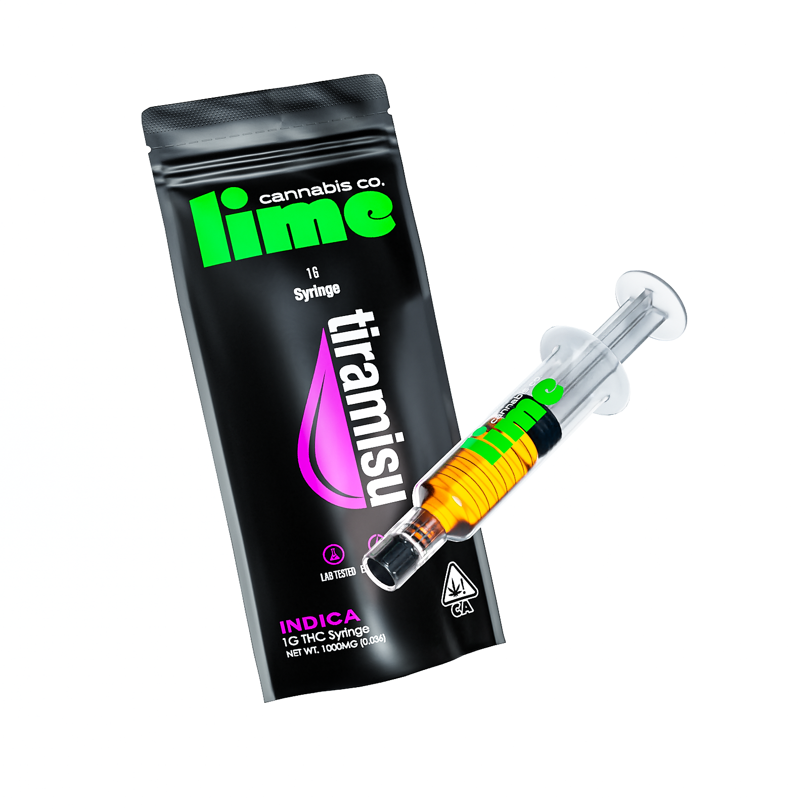 Lime: Indica (1.0g Premium THC Syringe) | Tiramisu | Leafly
