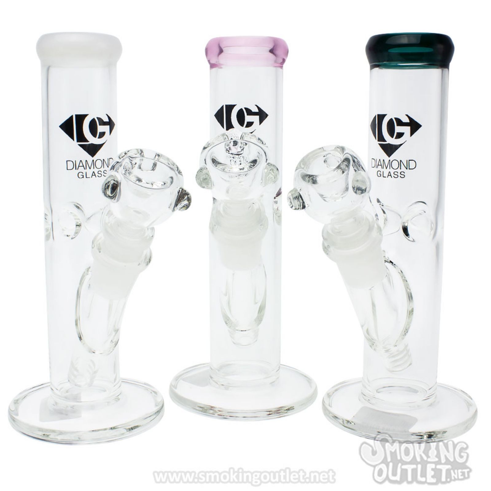 Smoking Outlet: Mighty Mini Bong by Diamond Glass | Leafly