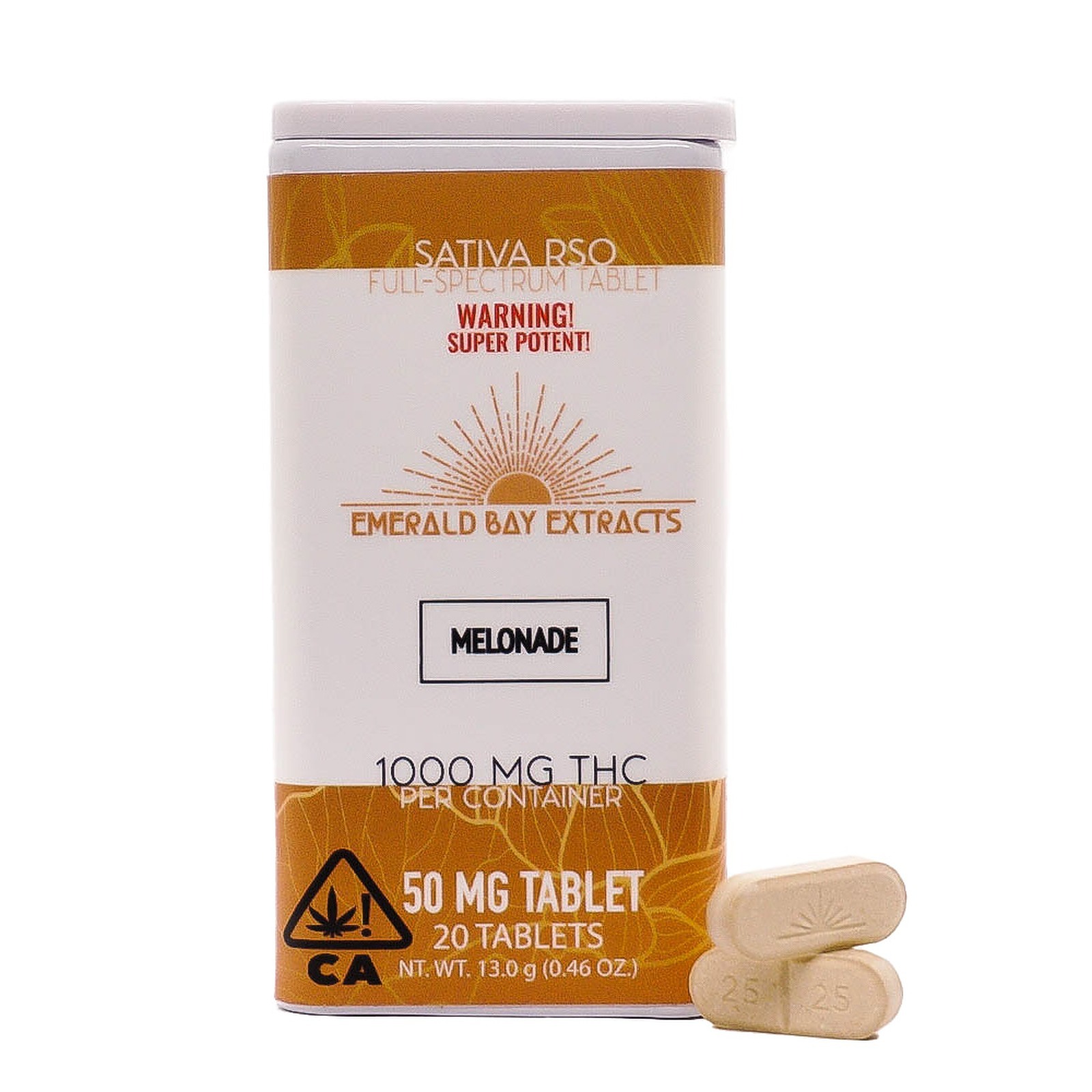 Emerald Bay Extracts: Melonade RSO Tablet [50mg] (1000mg Package) | Leafly